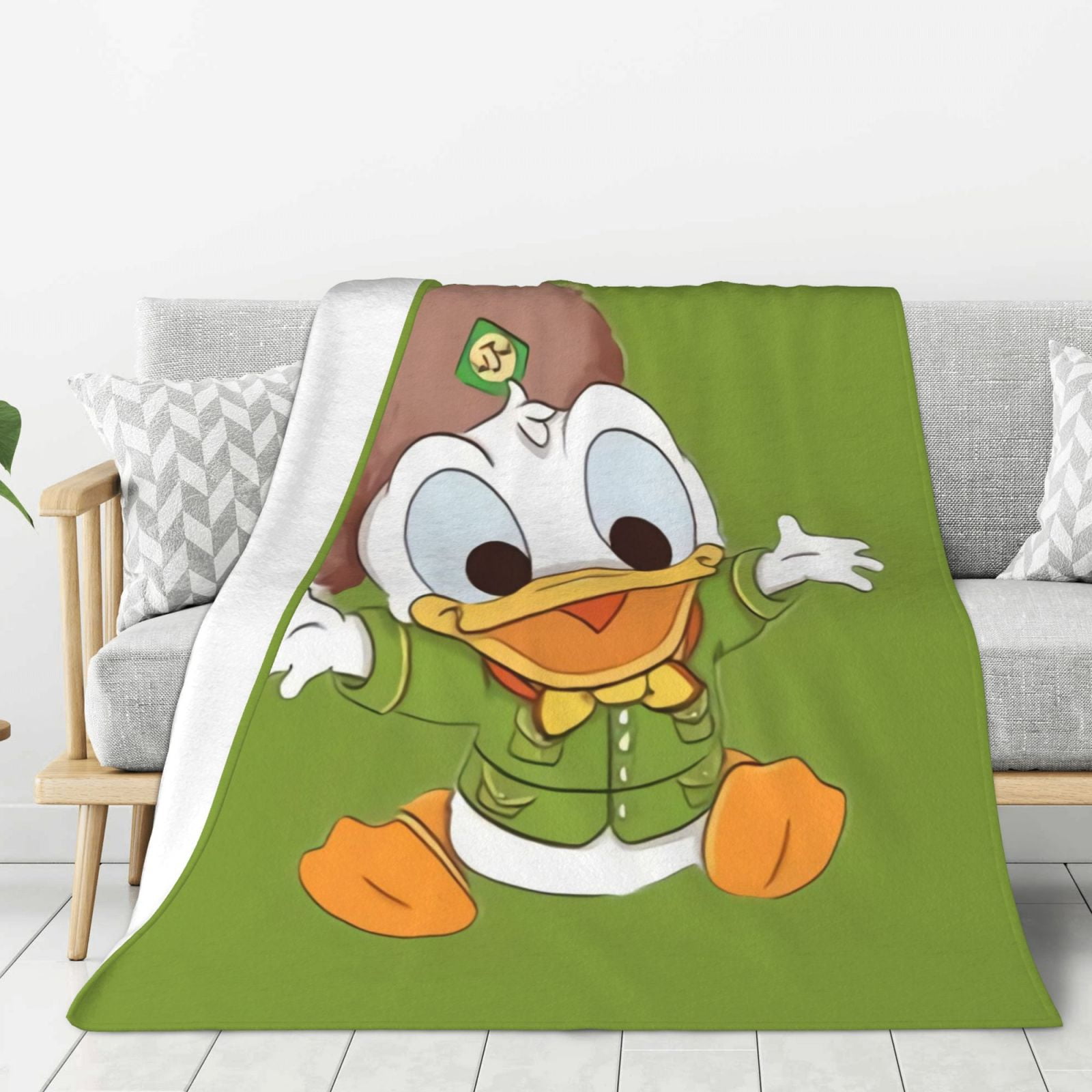 Donald Duck Plush Throw Blanket Super Soft Wool Blanket, Sofa And Bed ...