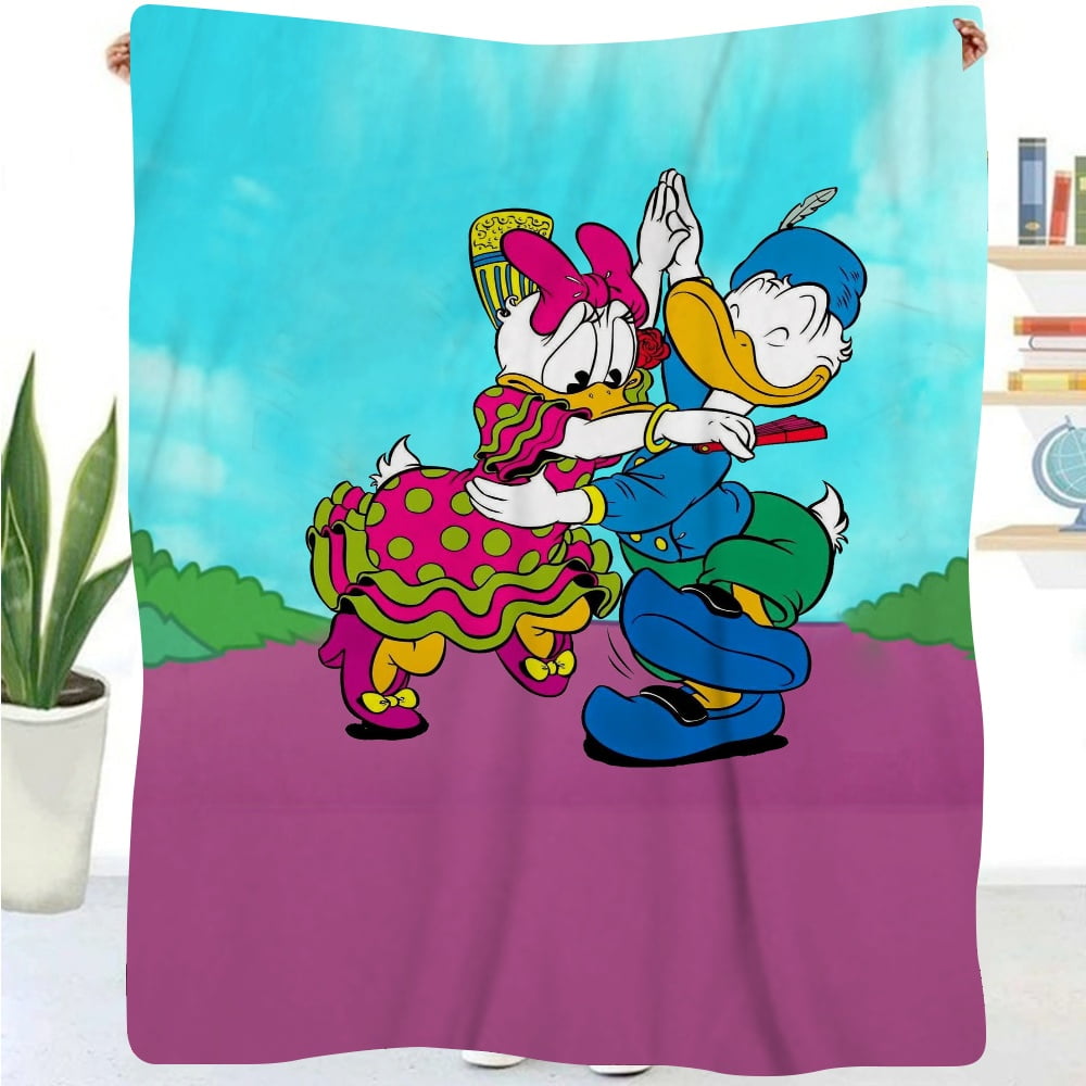 Donald Duck Print Blanket Exquisite Throw Blankets Couch Sofa Bed ...
