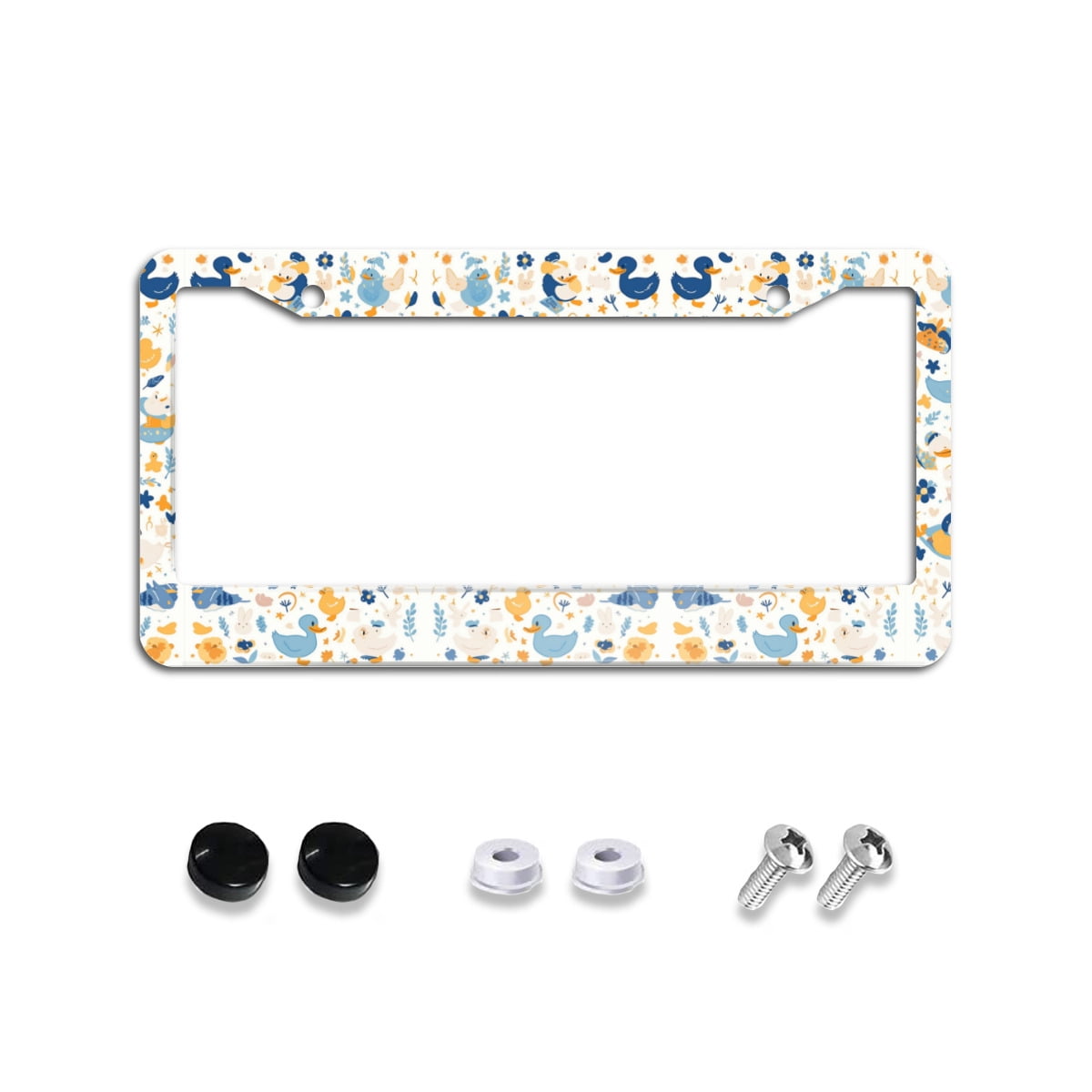 Donald Duck Round Hole License Plate Frame - Walmart.com
