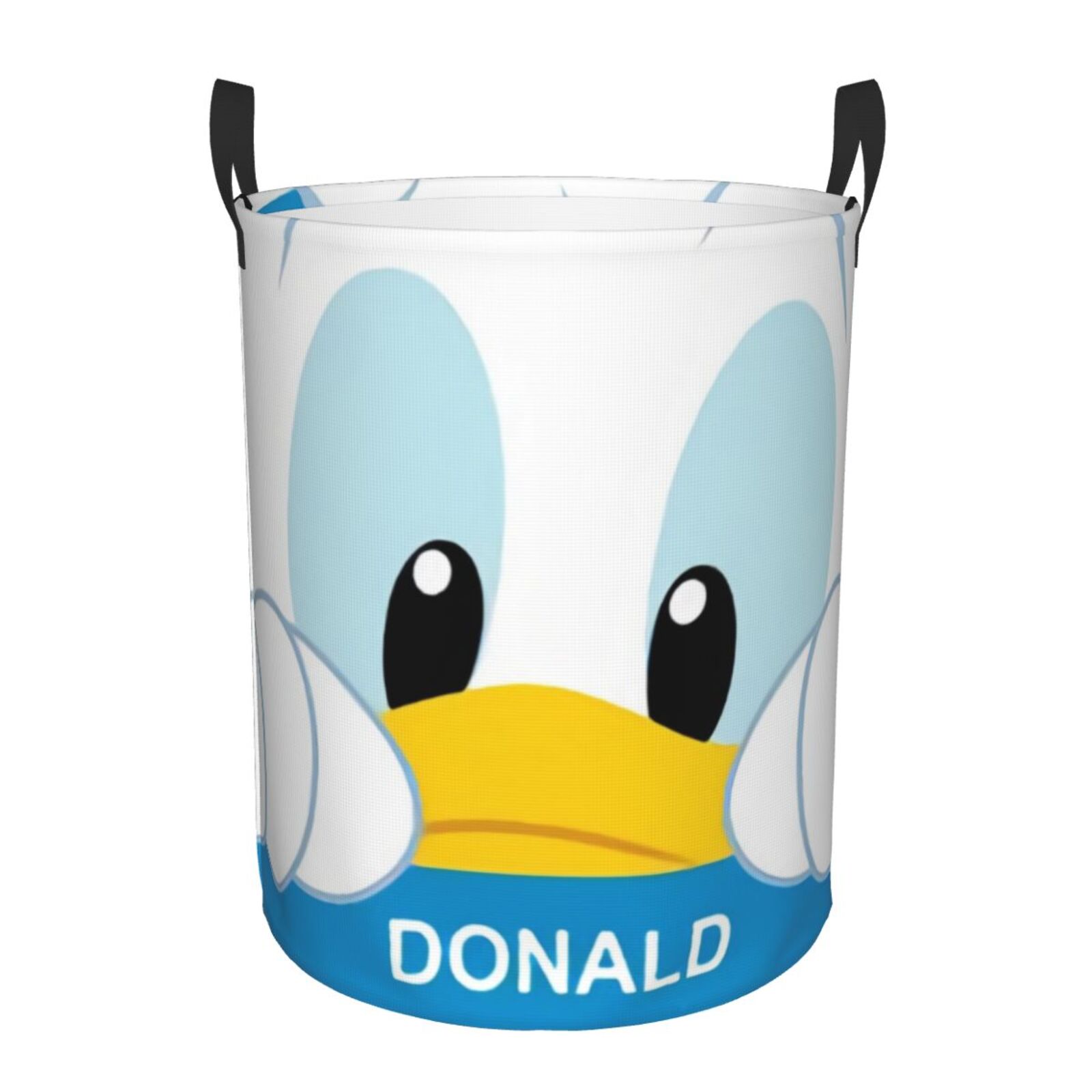 Donald Duck Round Single Layer Dirty Laundry Basket ,Wear-Resistant ...