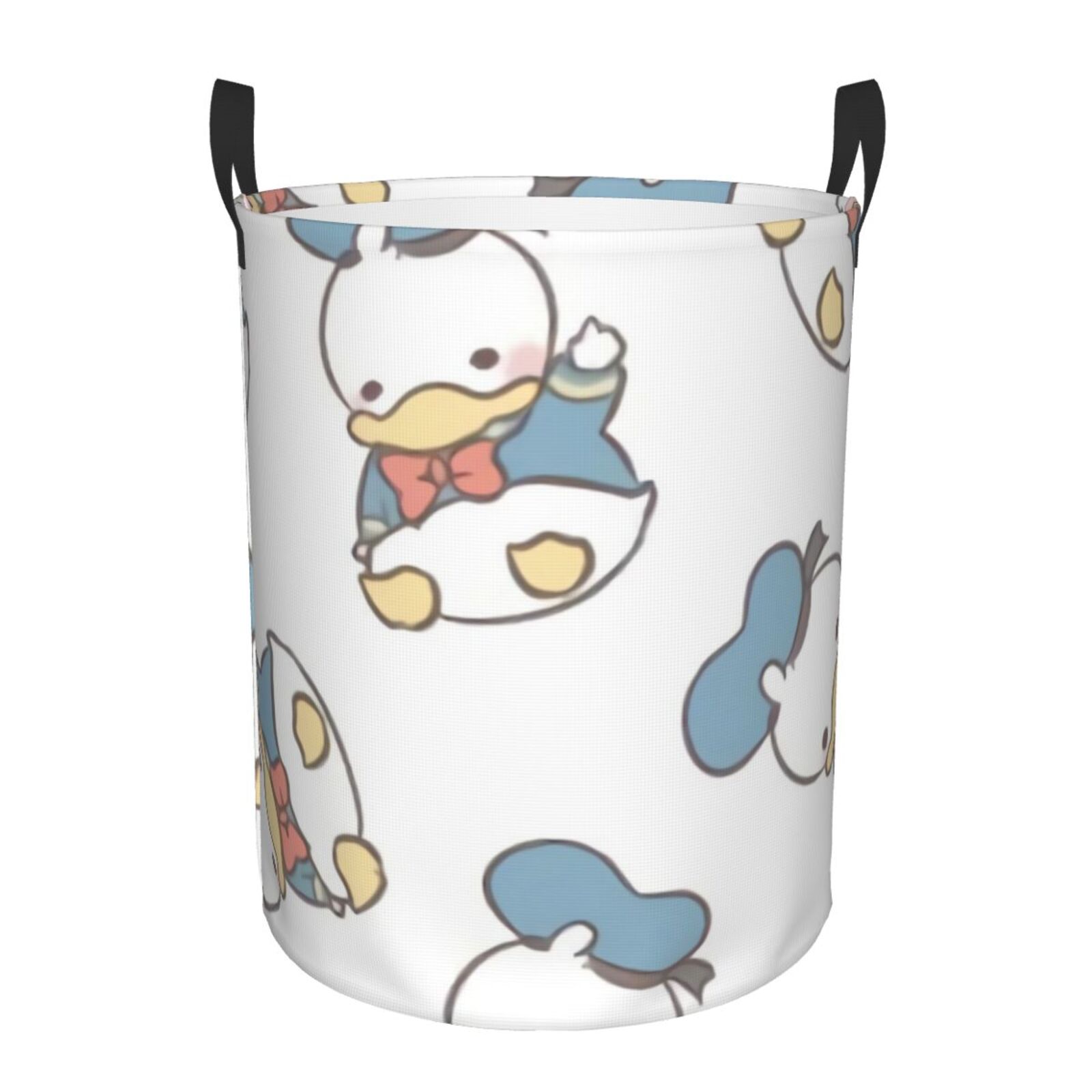 Donald Duck Round Single Layer Dirty Laundry Basket ,Wear-Resistant ...