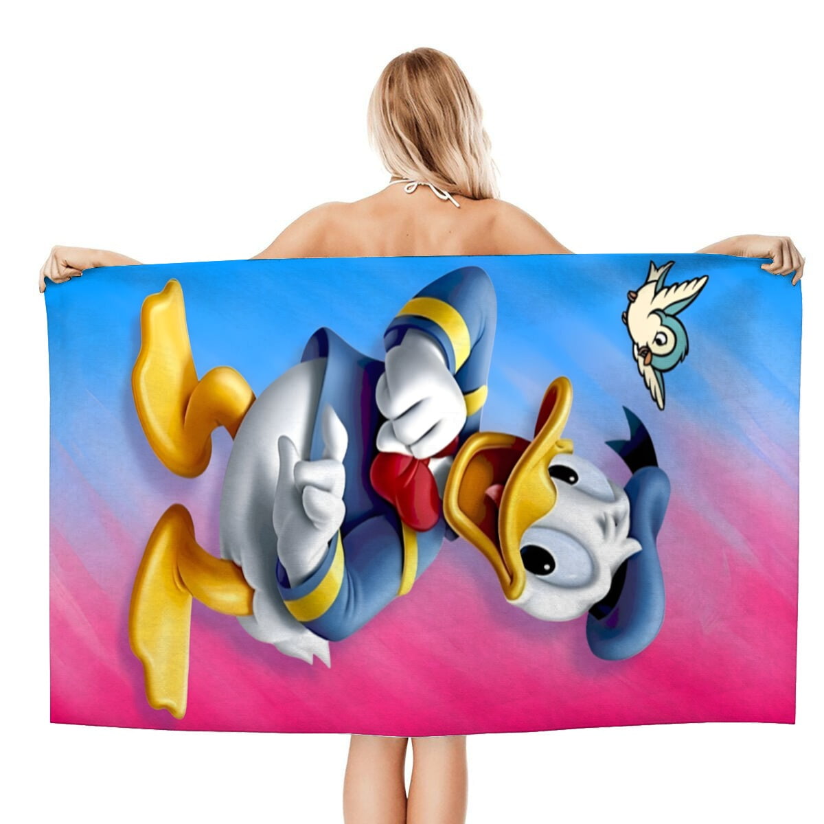 Donald Duck Sailor Duck Bus Beach Quick Drying Towel, lightweight ...