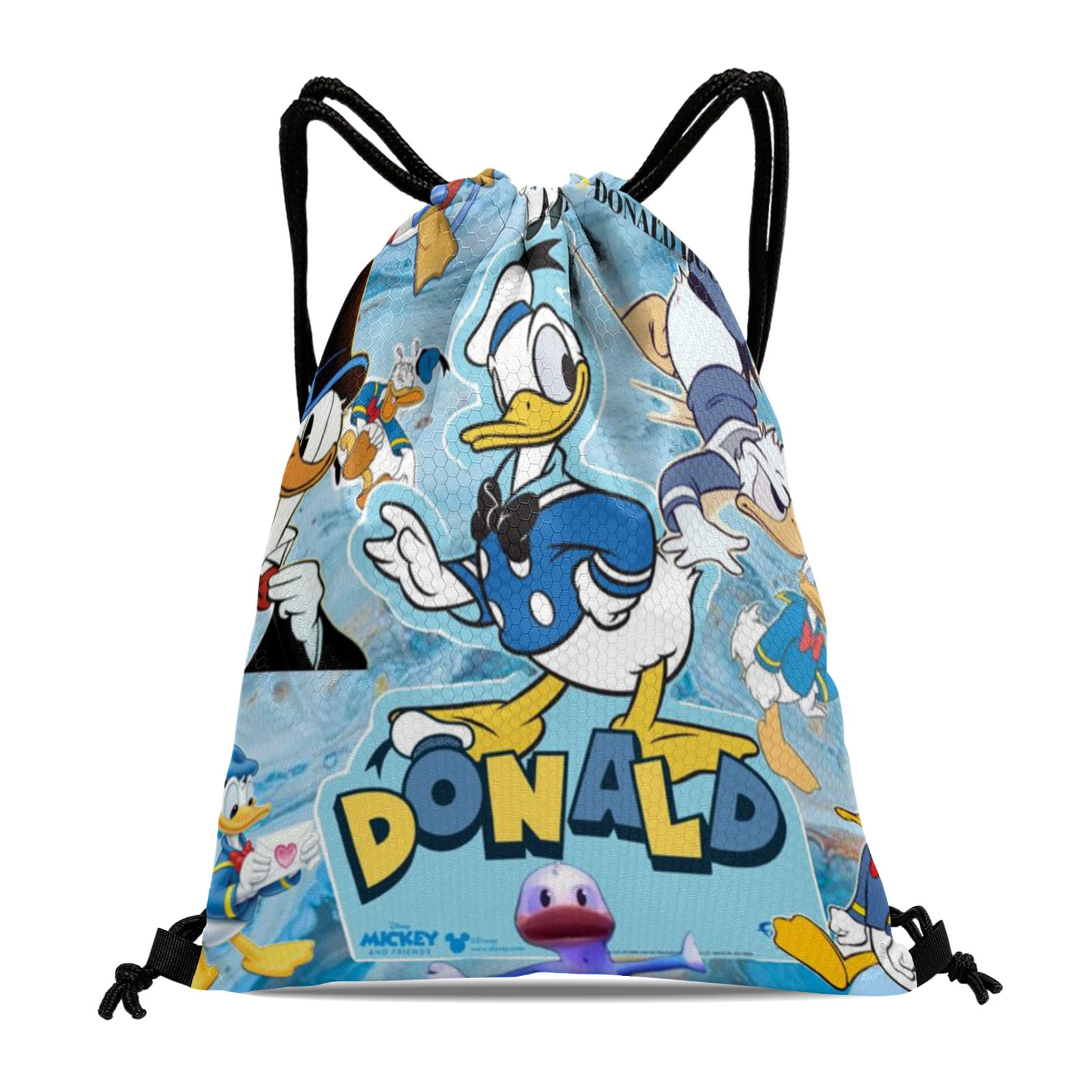 Donald Duck Sailor Duck Drawstring Bag:Waterproof design, suitable for ...