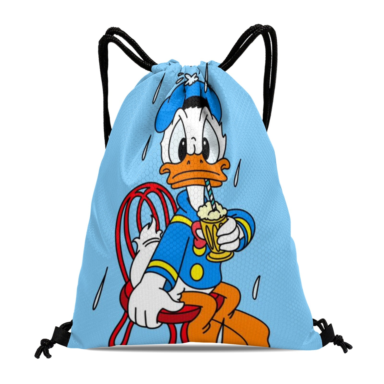 Donald Duck Sailor Duck Drawstring Gym Bag:Waterproof and perfect for ...