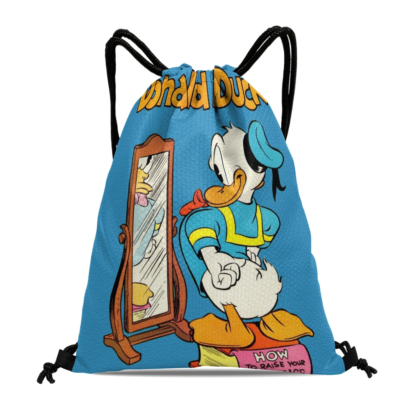 Donald Duck Sailor Duck Gym Drawstring Backpack:Waterproof design ...