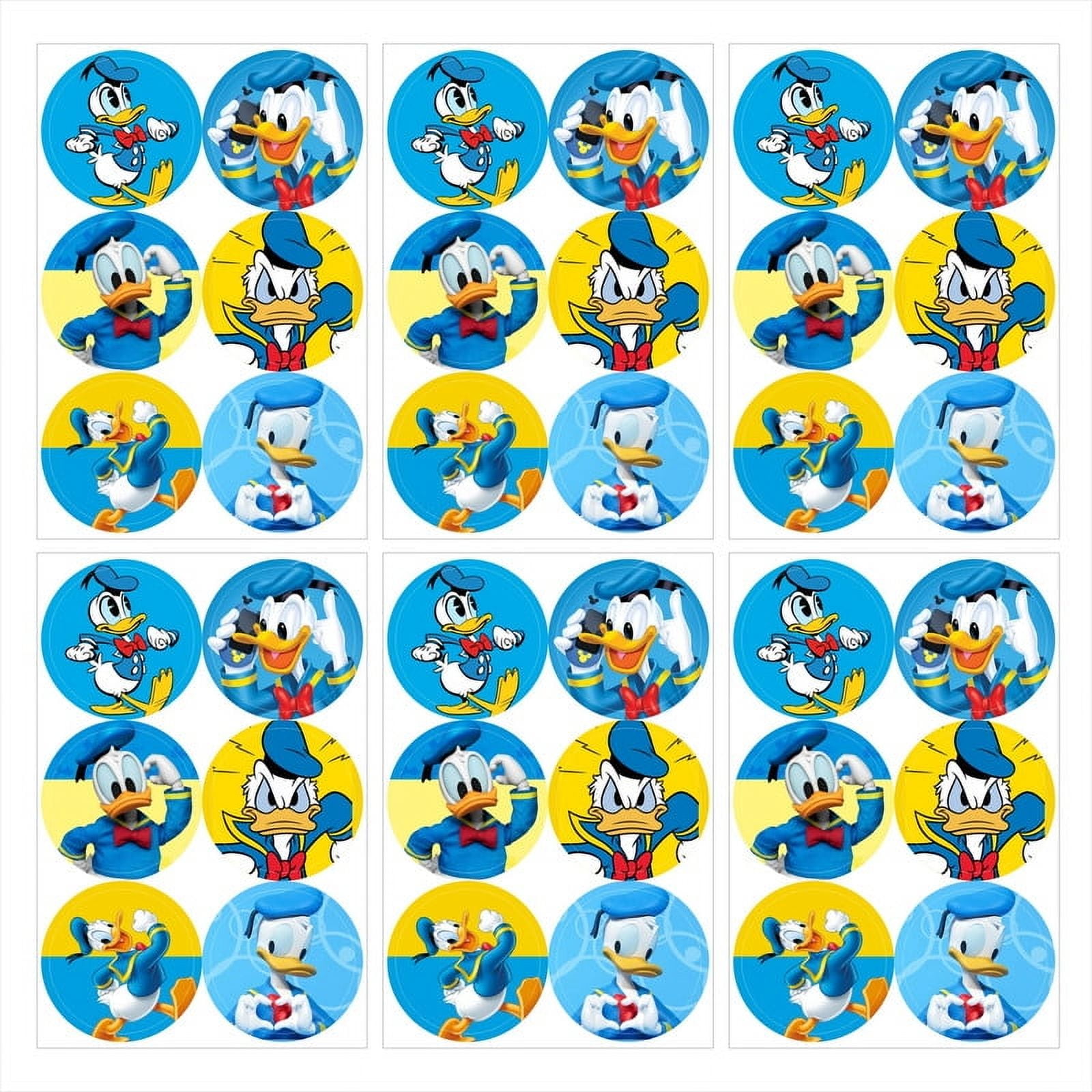 Donald Duck Sailor Duck Stickers Labels Birthday Party Favors Thank You ...