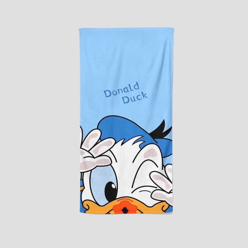Donald Duck Sailor Duck's towel features a distinct design, serving as ...
