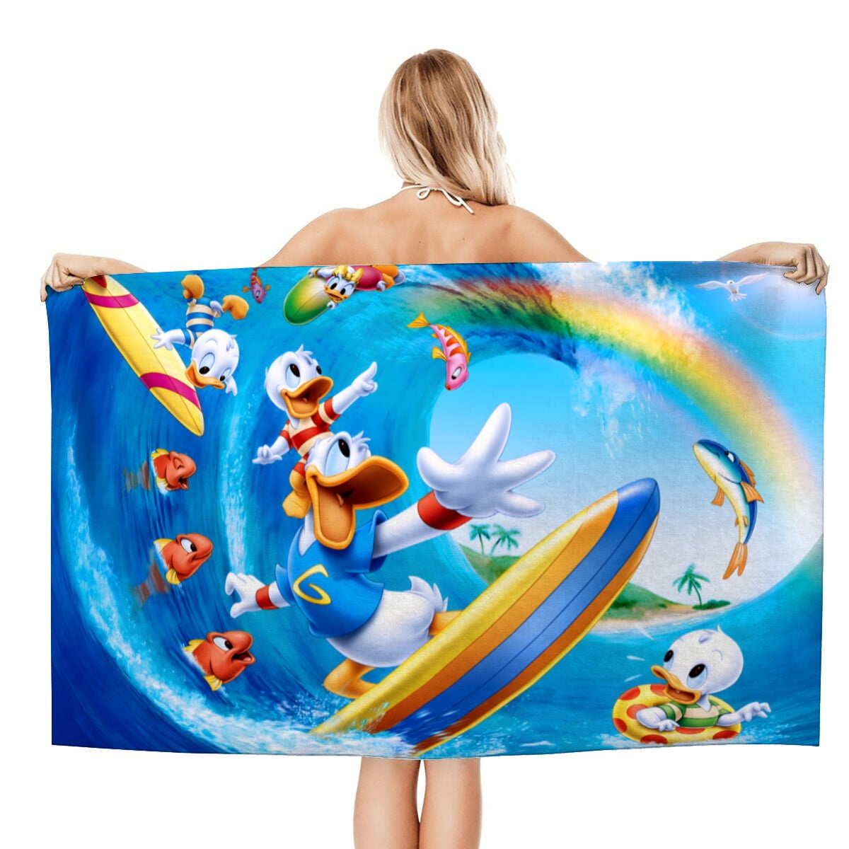 Donald Duck Sailor Duck-theme Gifts Quick-dry Beach Towel for Women ...