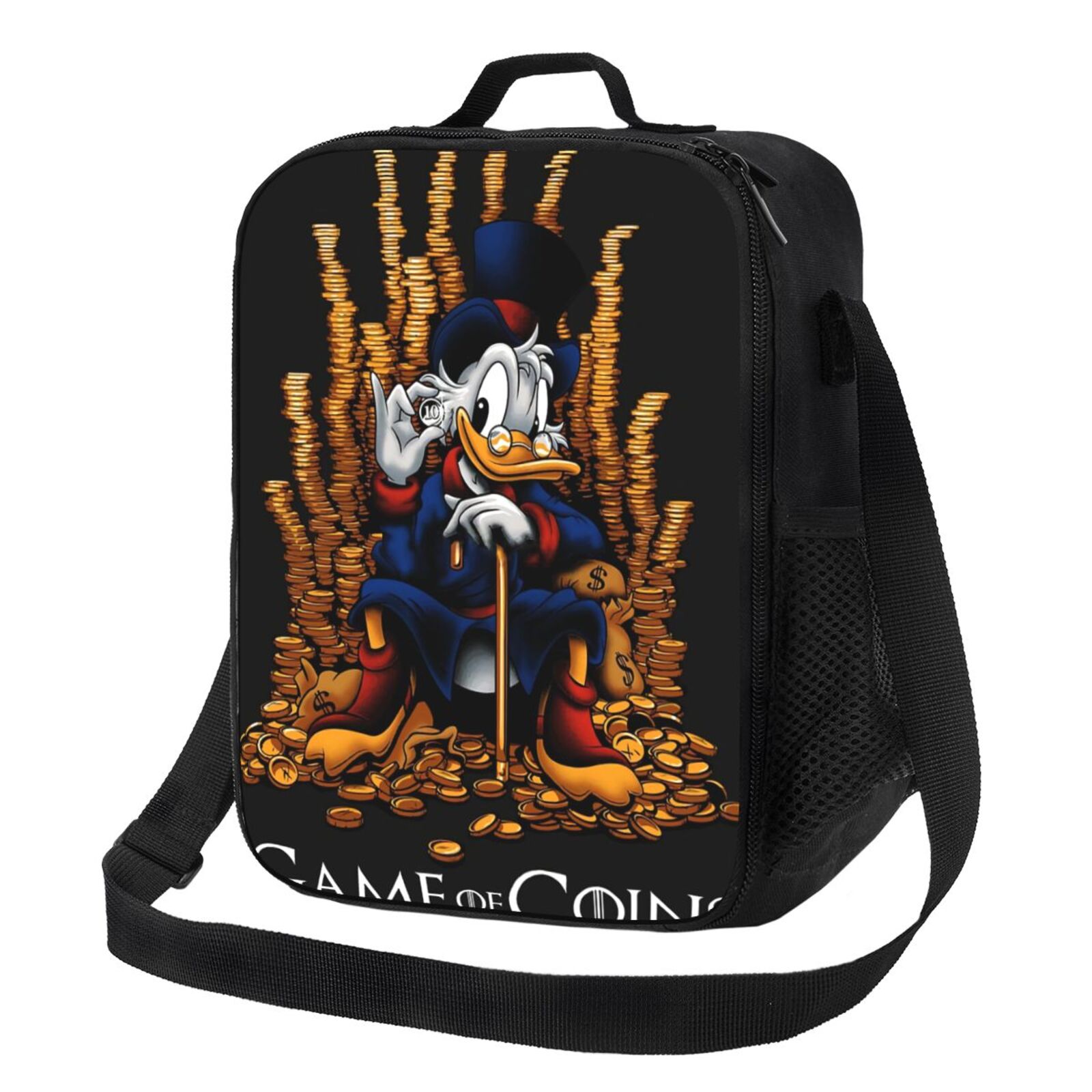 Donald Duck Scream Lunch Bag, Insulated Lunch Box, Reusable with Side ...