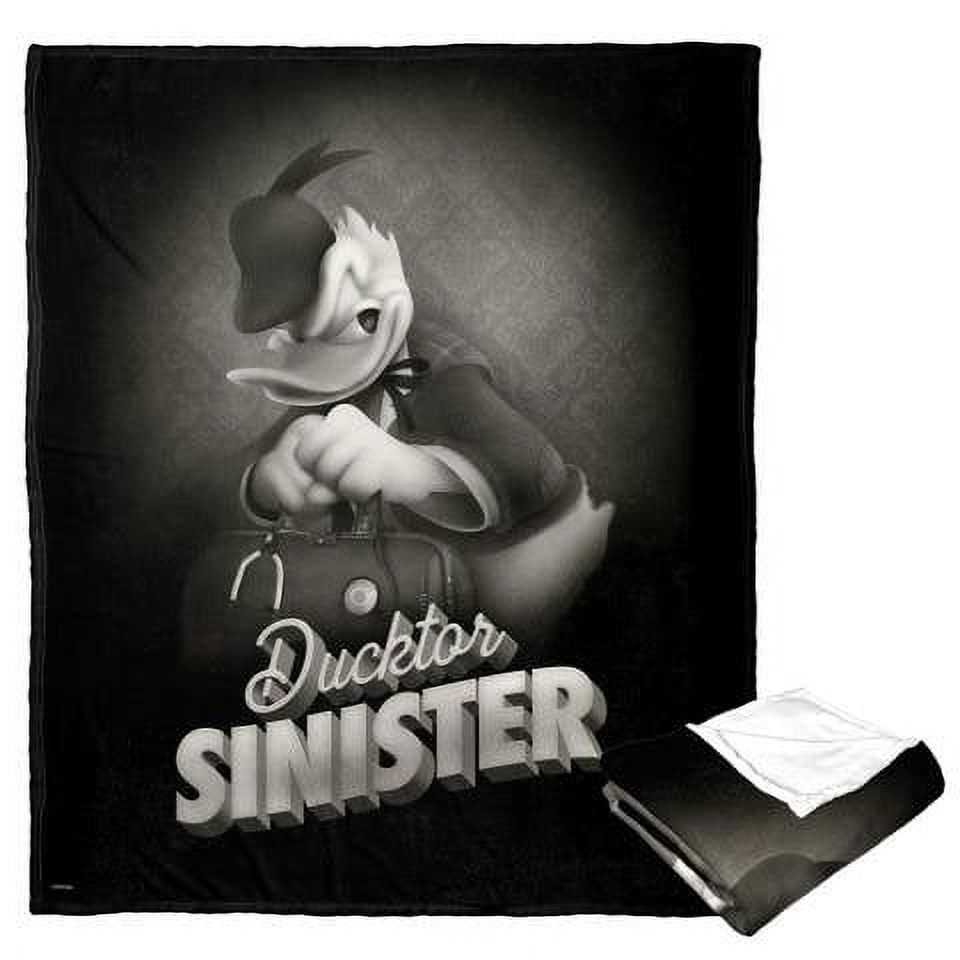 Donald Duck Sinister Duck Disney Kids Silk Touch Throw Blanket, 50 x 60 ...