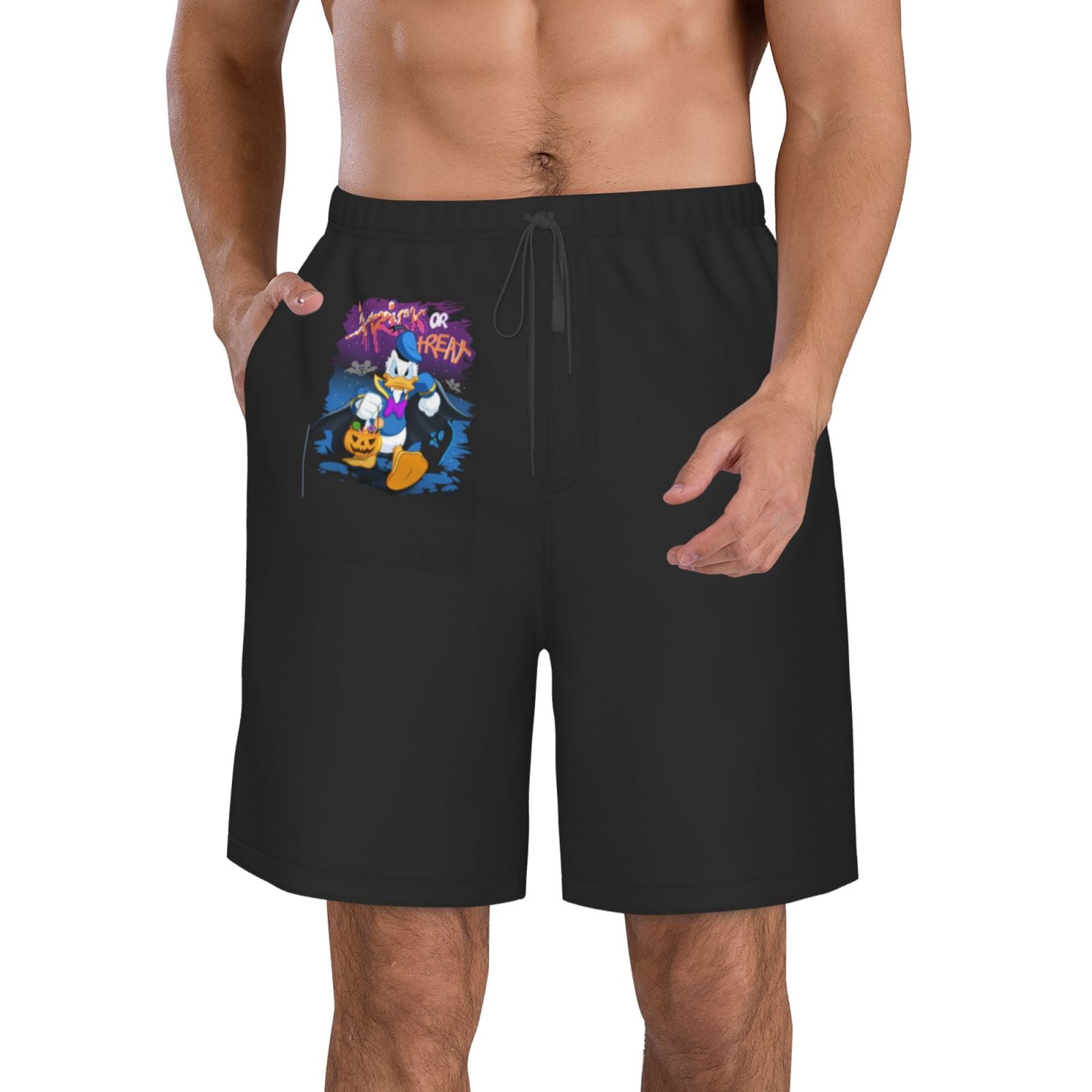 Donald Duck Summer Beach Sign Mens Swim Trunks Quick Dry Board Shorts ...