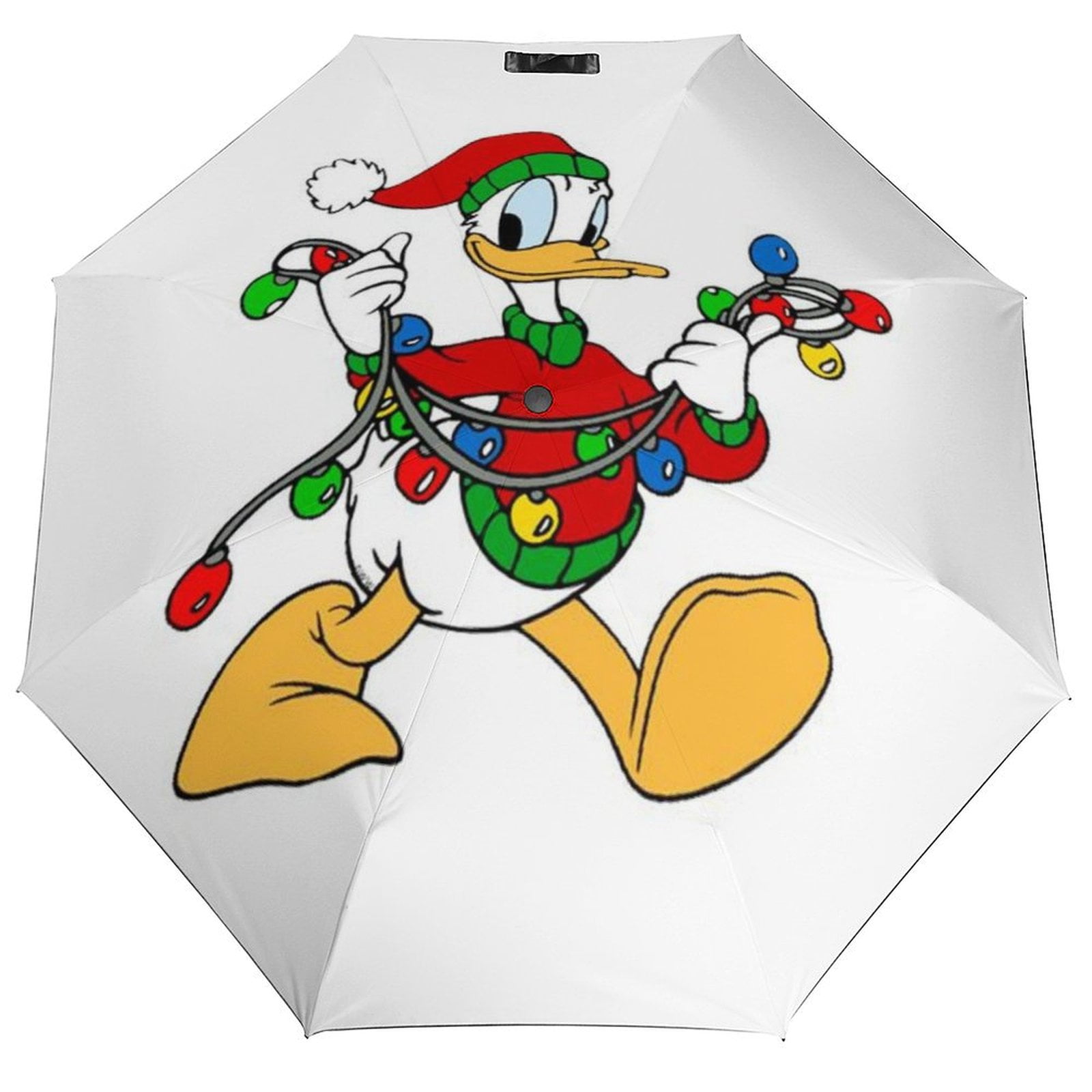 Donald Duck Sun umbrella Automatic Open/Close Sun Rain Travel Umbrella ...