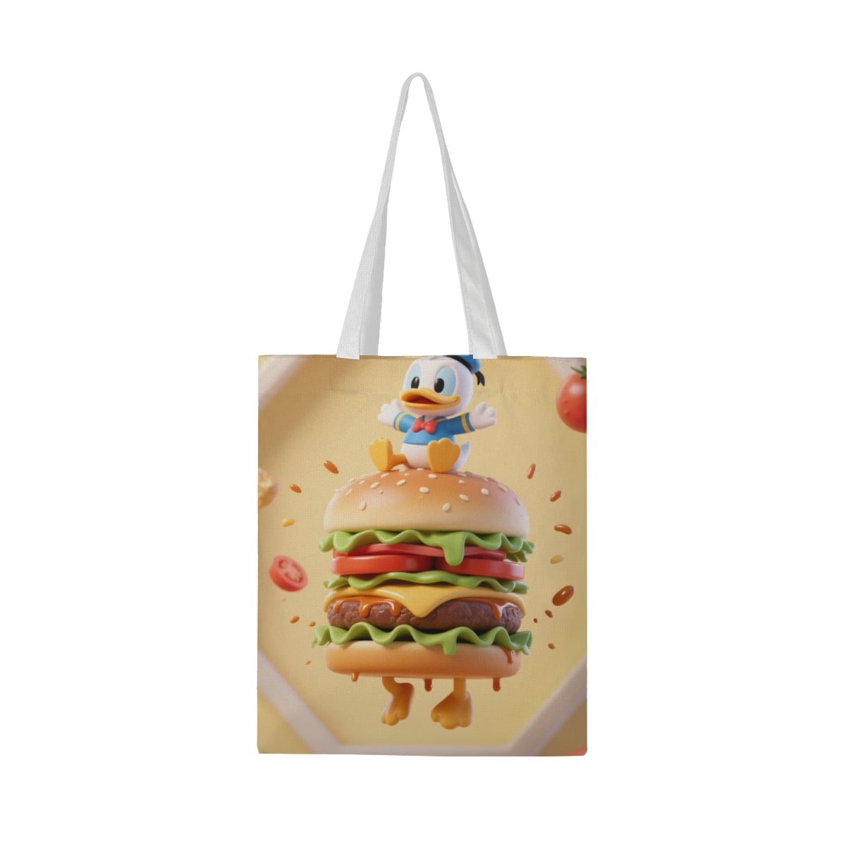 Donald Duck Tote Bag Canvas Shoulder Bag Shopping Bag Crossbody Bag ...