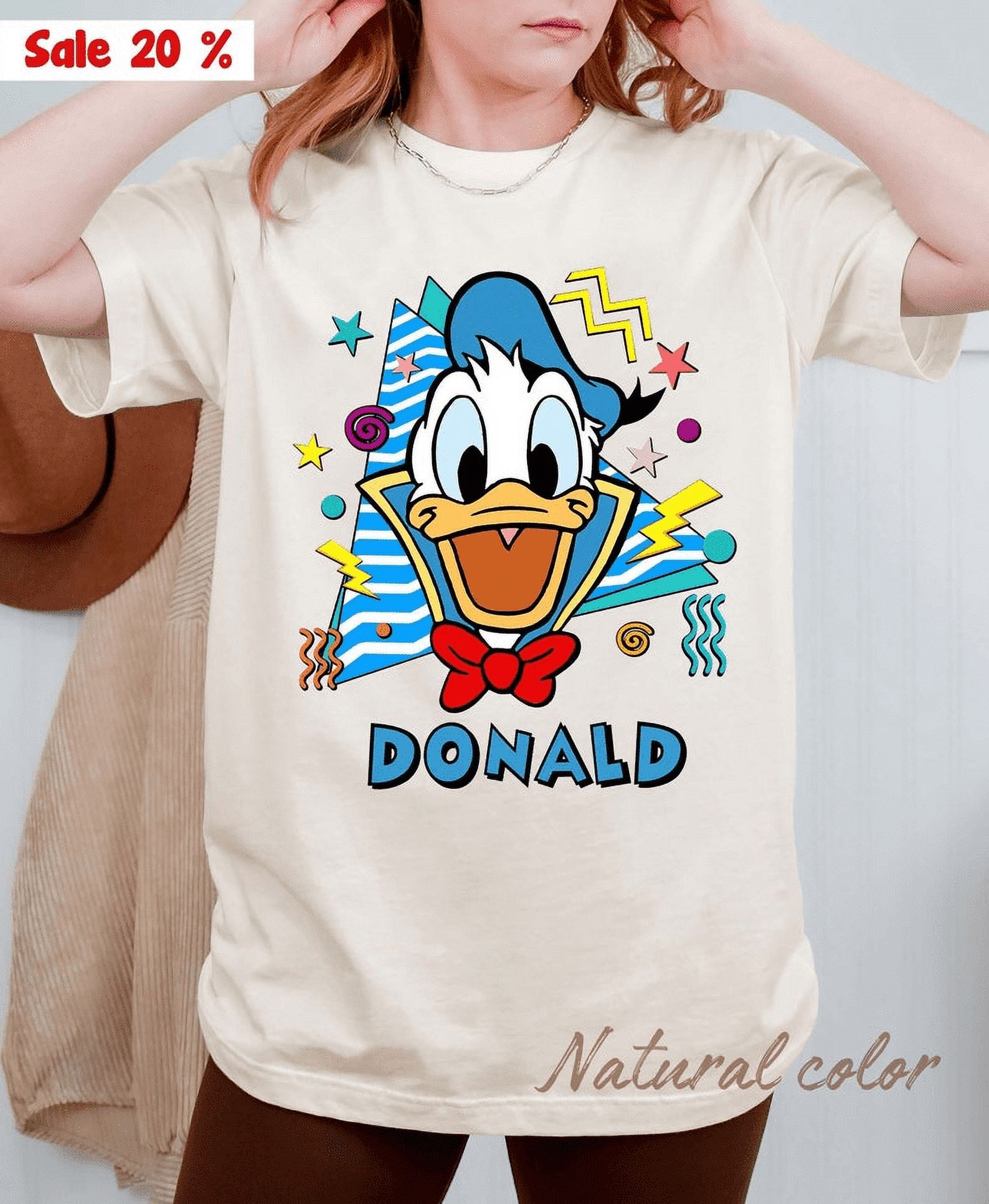 Donald Duck Vintage Shirt, Disney Donald Duck Shirt, Disneyworld Shirt ...