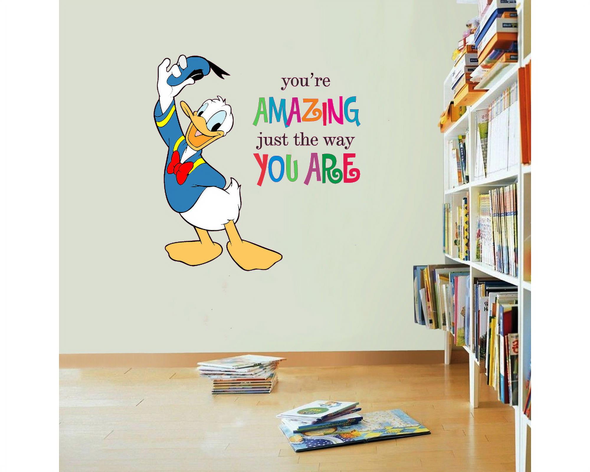 Donald Duck Way You Are Disney Cartoon Decors Wall Sticker Art Design ...
