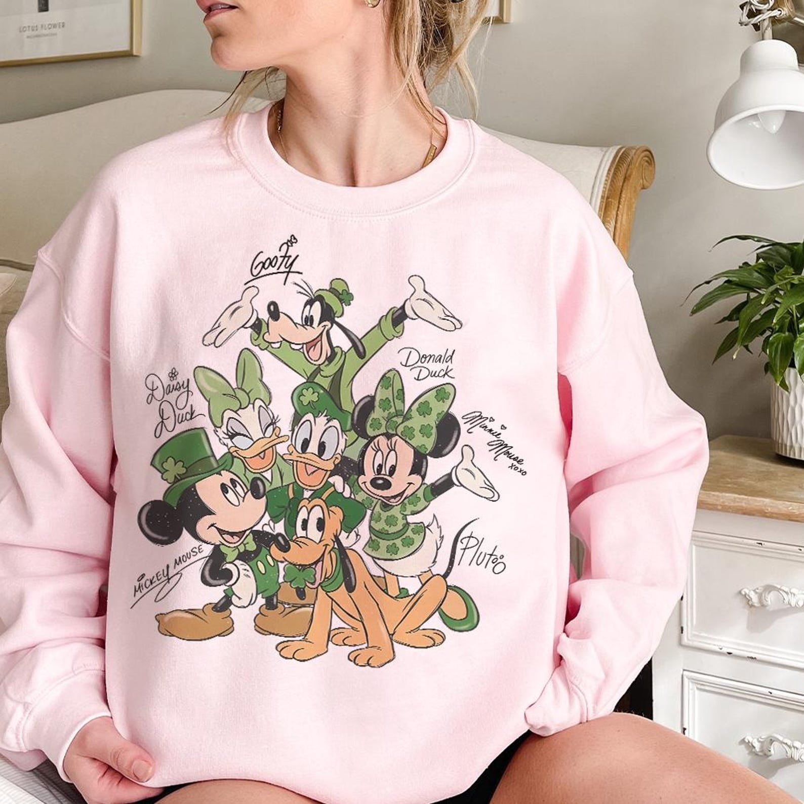 Donald Duck and Friends Signatures Happy St. Patrick's Day Shirt, Duck ...