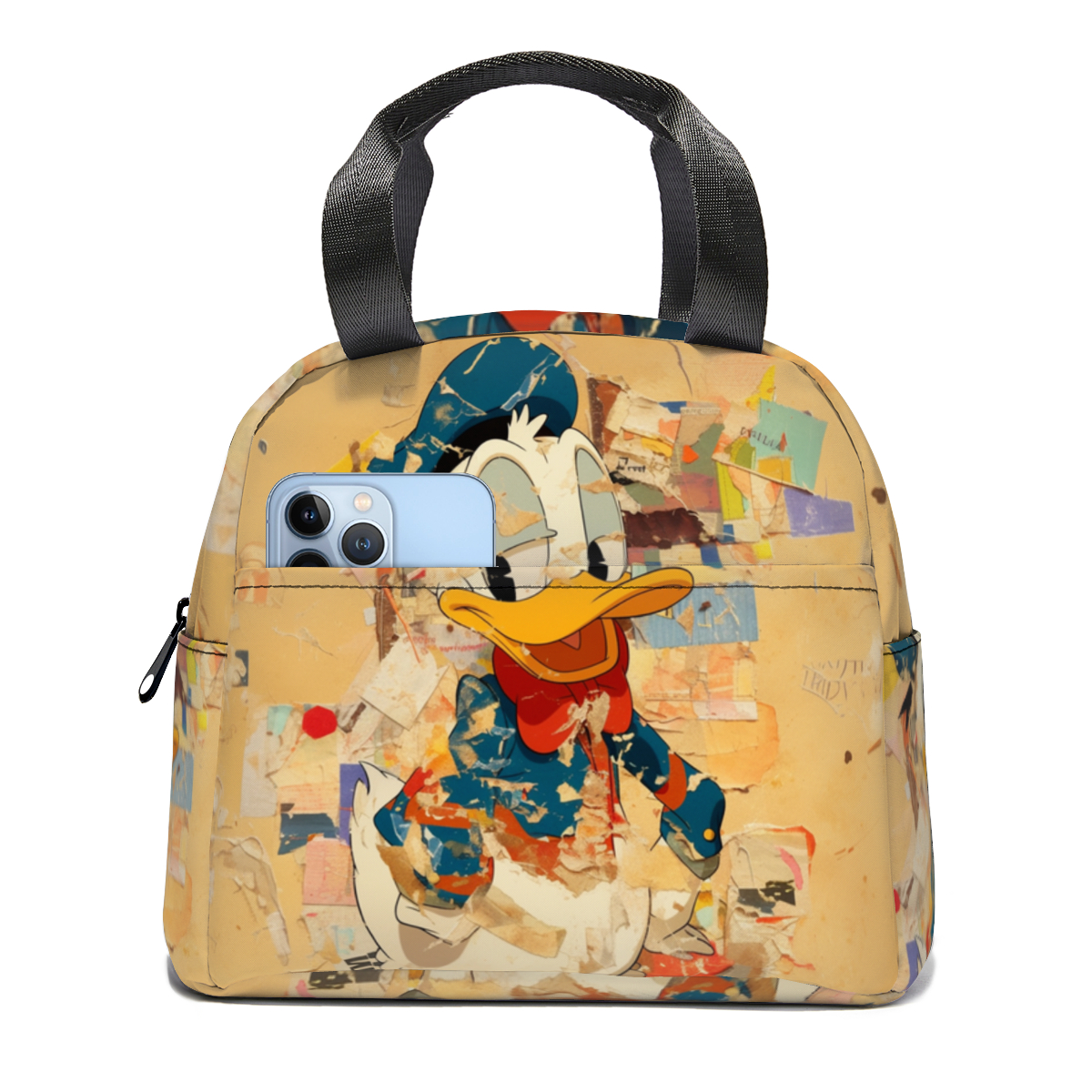 Donald Duck reusable lunch bag,Cute lunch bag, beautiful small lunch ...