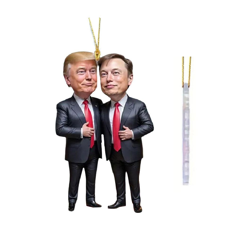 Donald Elon Musk Christmas Ornament Tree Decor, Holiday New SHIPPING ...