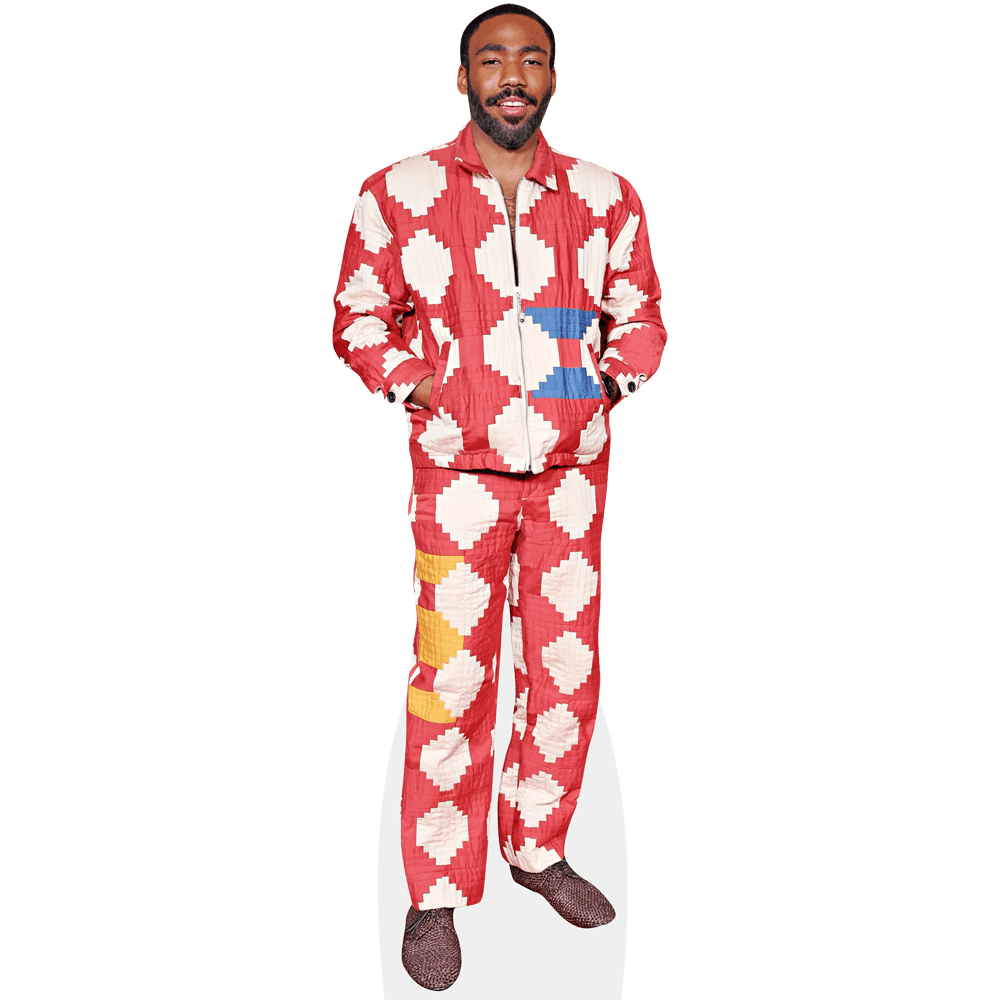 Donald Glover (Red) Mini Cardboard Cutout Standee - Walmart.com