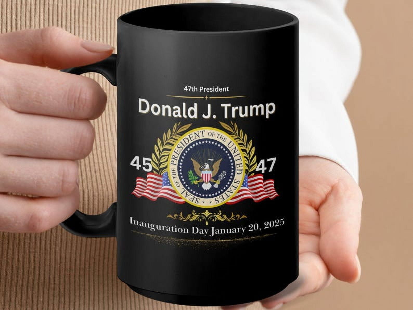 Donald J. Trump Inauguration Day 15 oz Mug - Presidential Seal Coffee ...