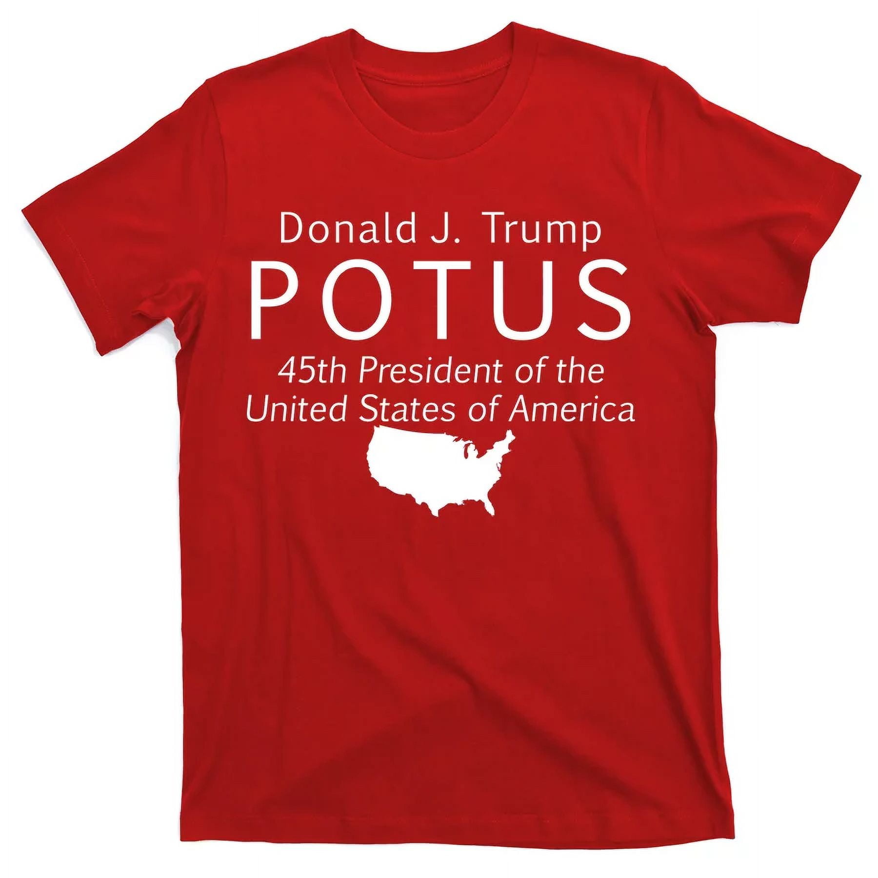 Donald J. Trump POTUS 45th President of The USA T-Shirt - Walmart.com
