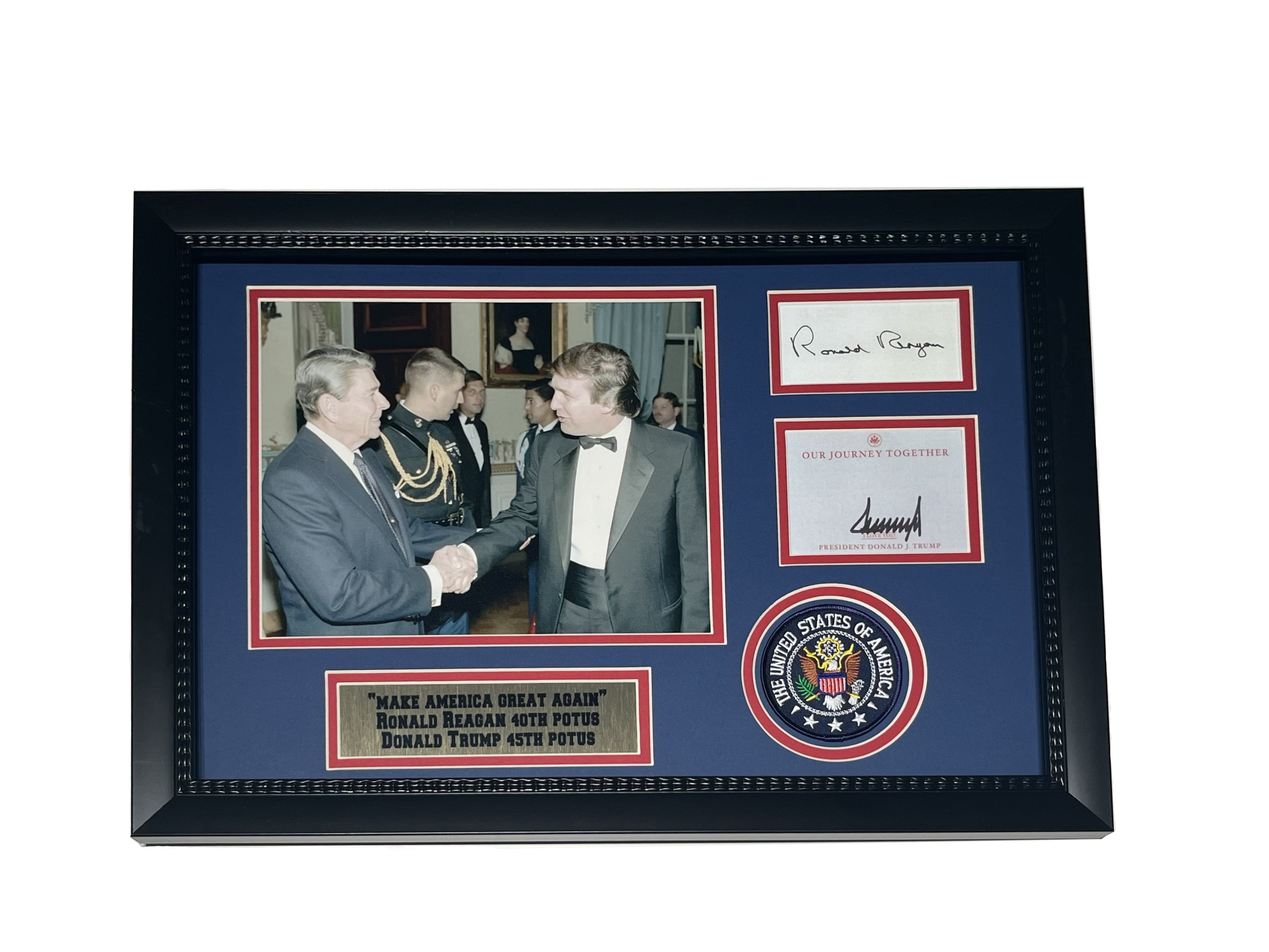 Donald.J.Trump & R.Reagan replica frame 14x18 - Walmart.com