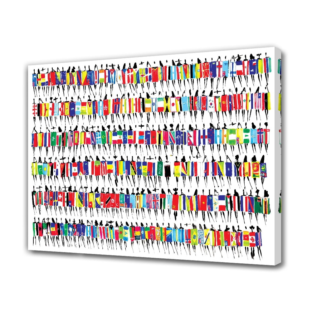 Donald Robertson ‘Team Immigration’Canvas Poster Bedroom Decor Sports ...
