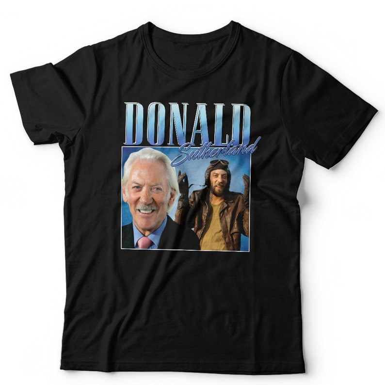 Donald Sutherland Appreciation Unisex TShirt Retro Sleeve Classic Fit ...