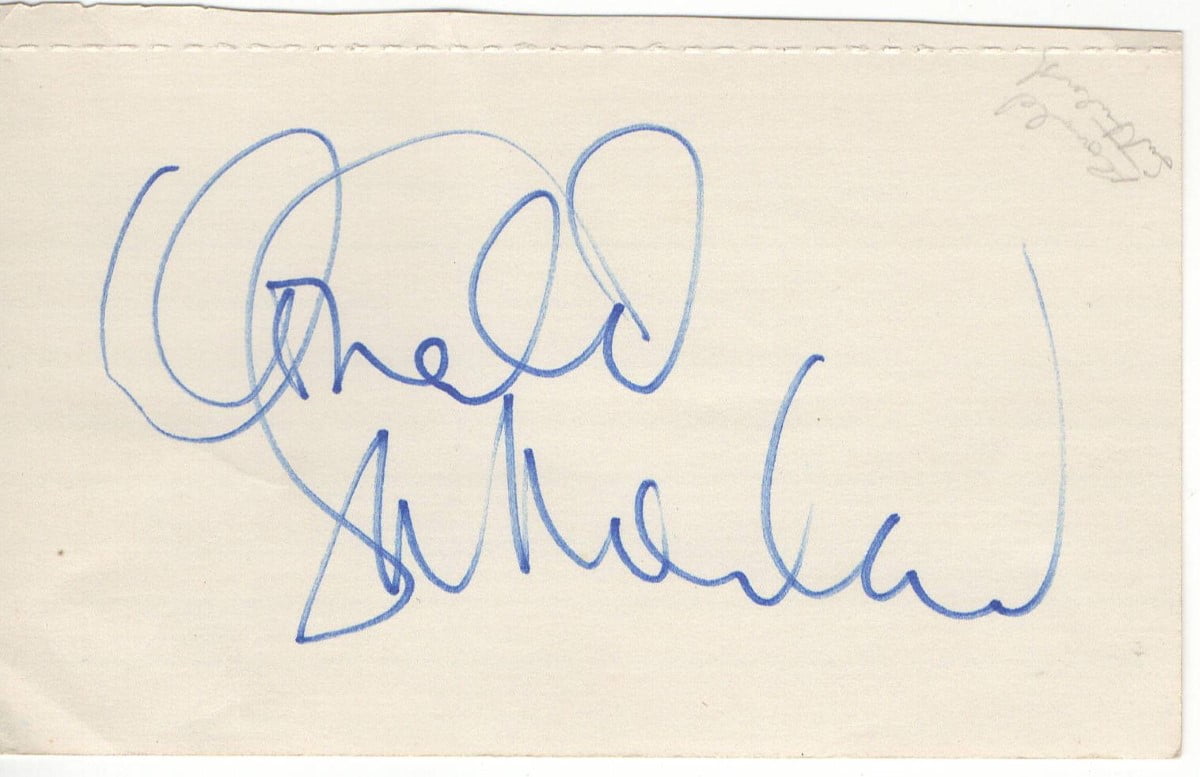 Donald Sutherland Signed Autographed Index Card Legendary Actor JSA ...
