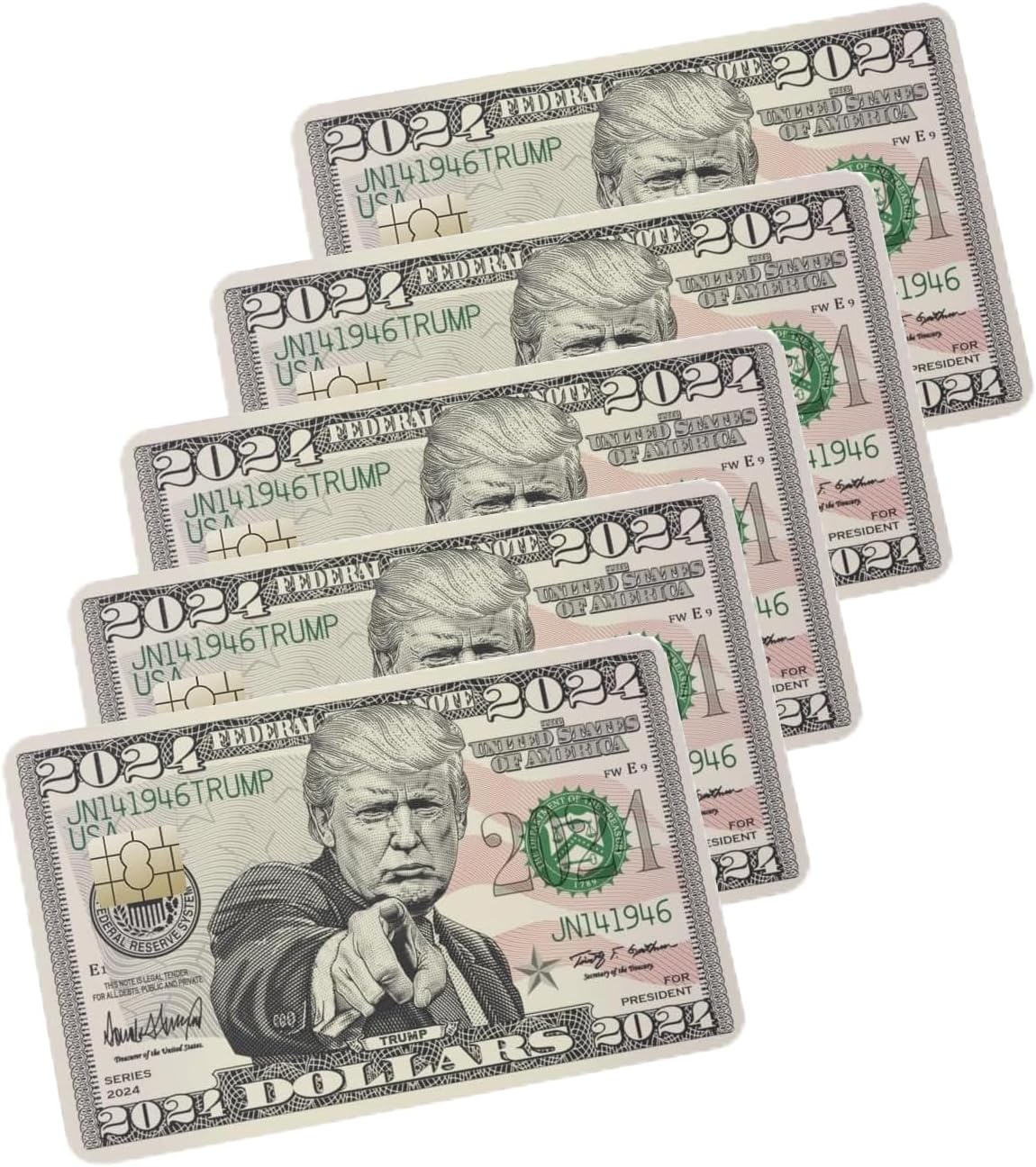 Donald Trump 2024 Bill Credit Card Sticker, Debit Card Skin Cover ...