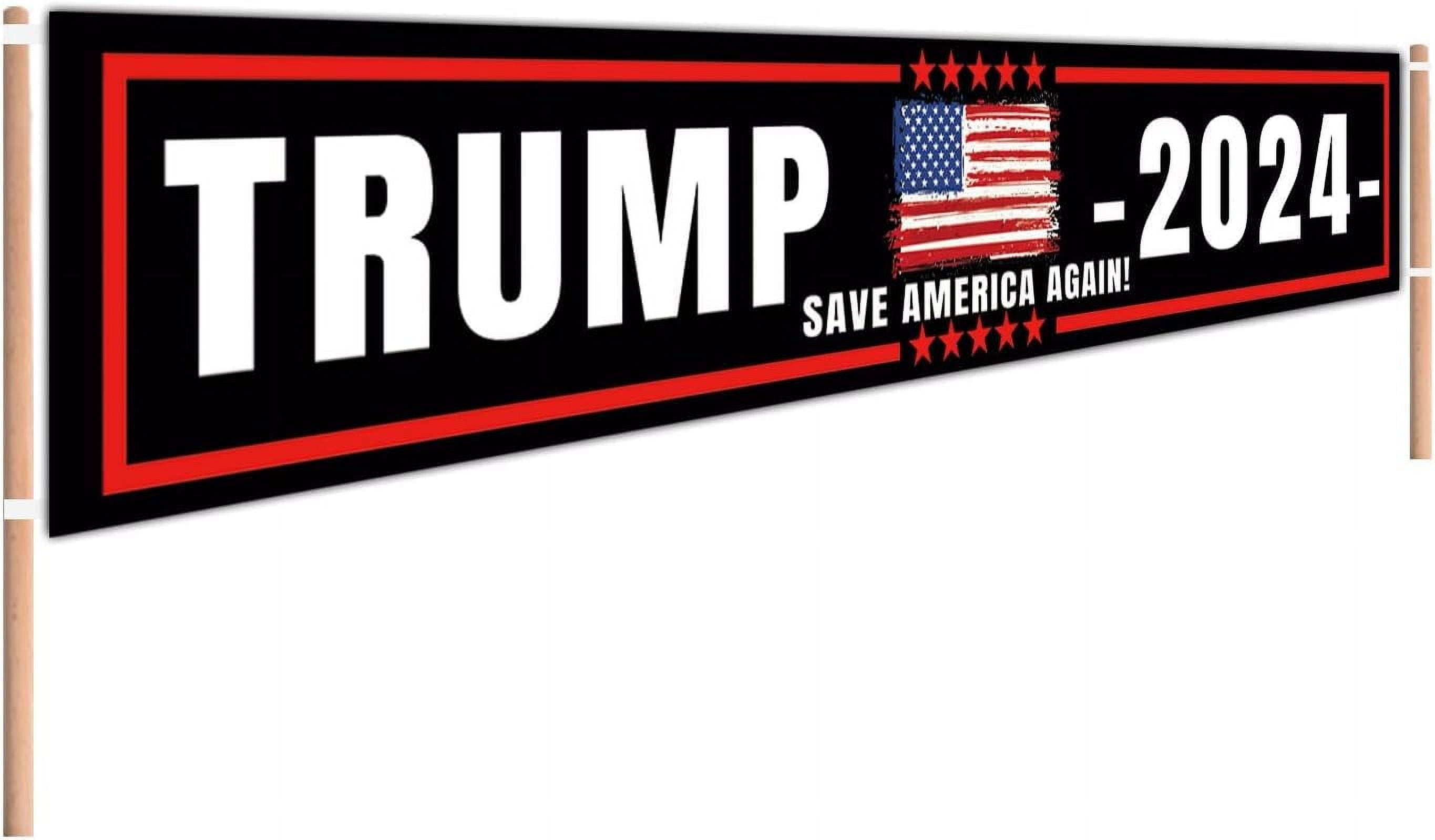 Donald Trump 2024 Flag Trump 2024 Save America Again Sign Banner 2024 ...