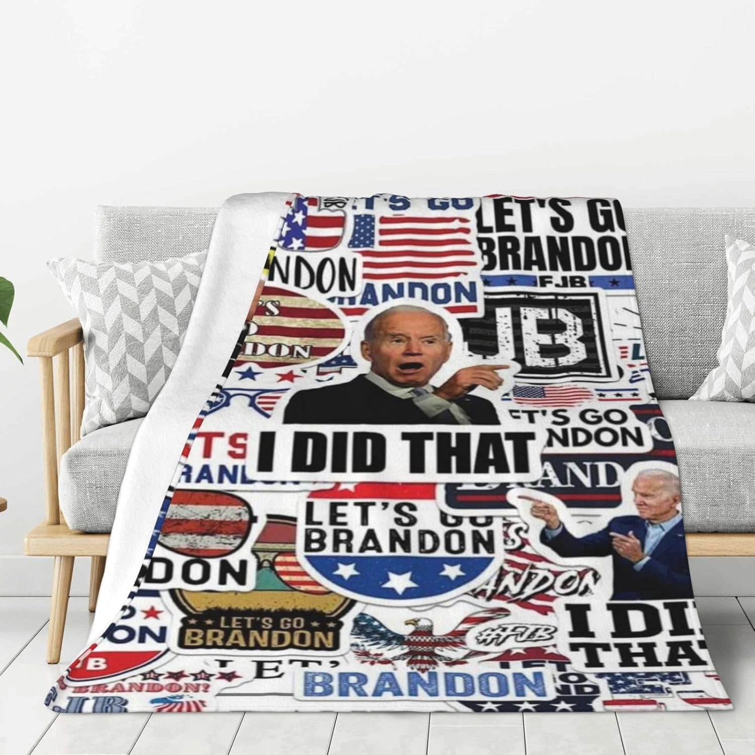 Donald Trump 2024 Flannel Blankets Super Soft Travel Blanket Plush ...