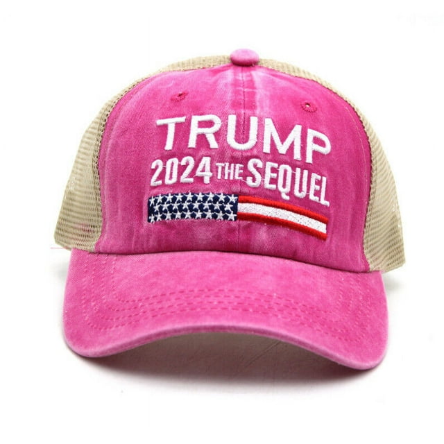Donald Trump 2024 Hat Kag Usa Flag Camo Keep America Great Mesh