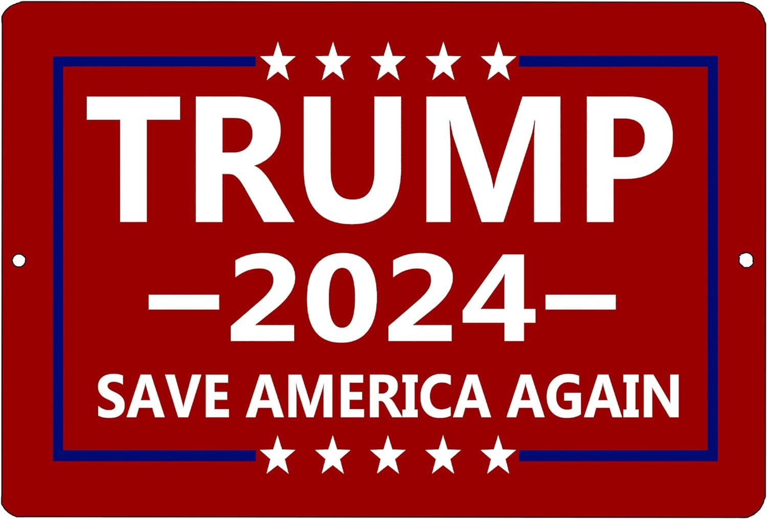 Donald Trump 2024 Metal Tin Sign Wall Decor Man Cave Bar Save America ...