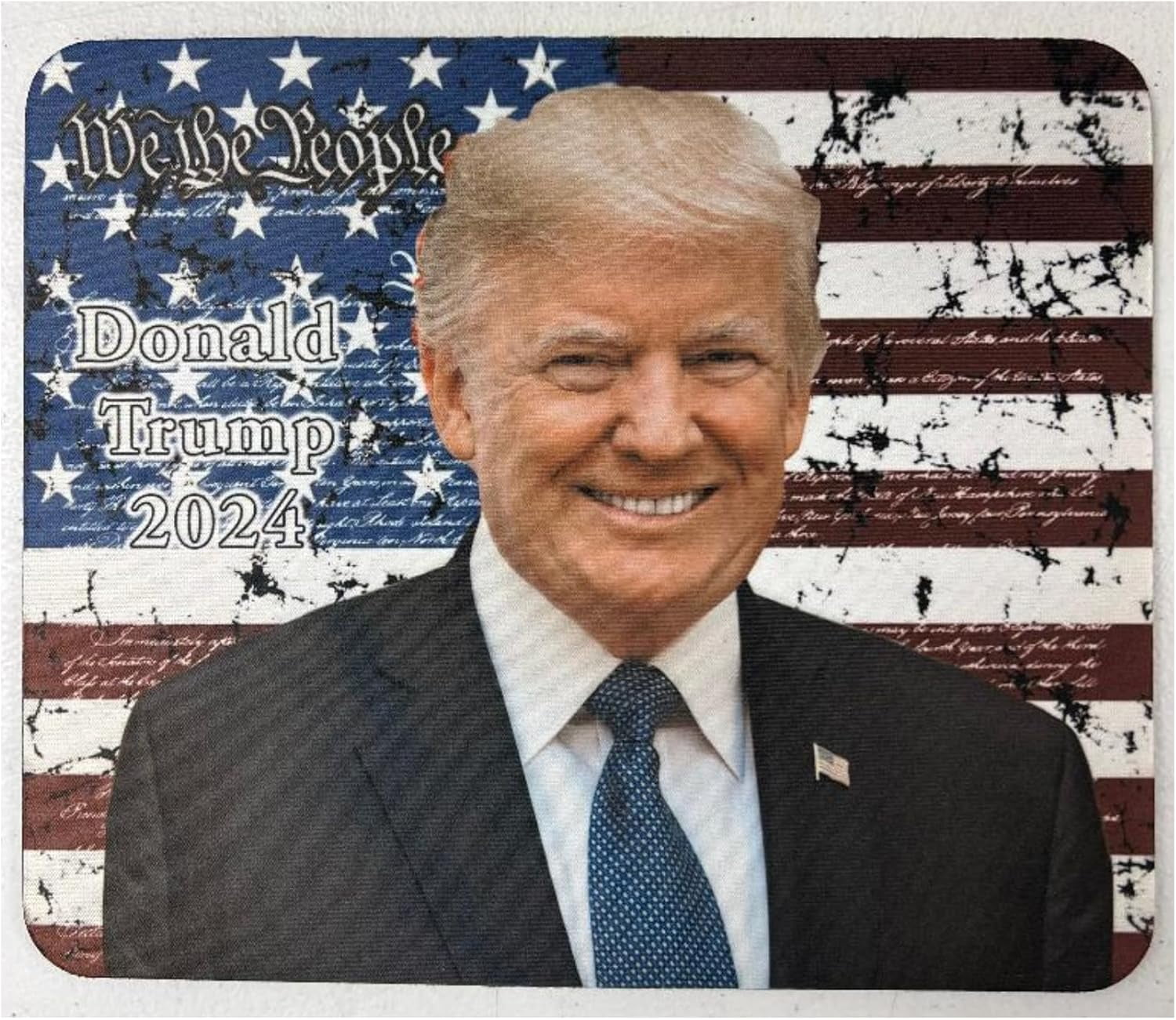 Donald Trump 2024 Presidential Election Mouse Pad We The People Stars ...
