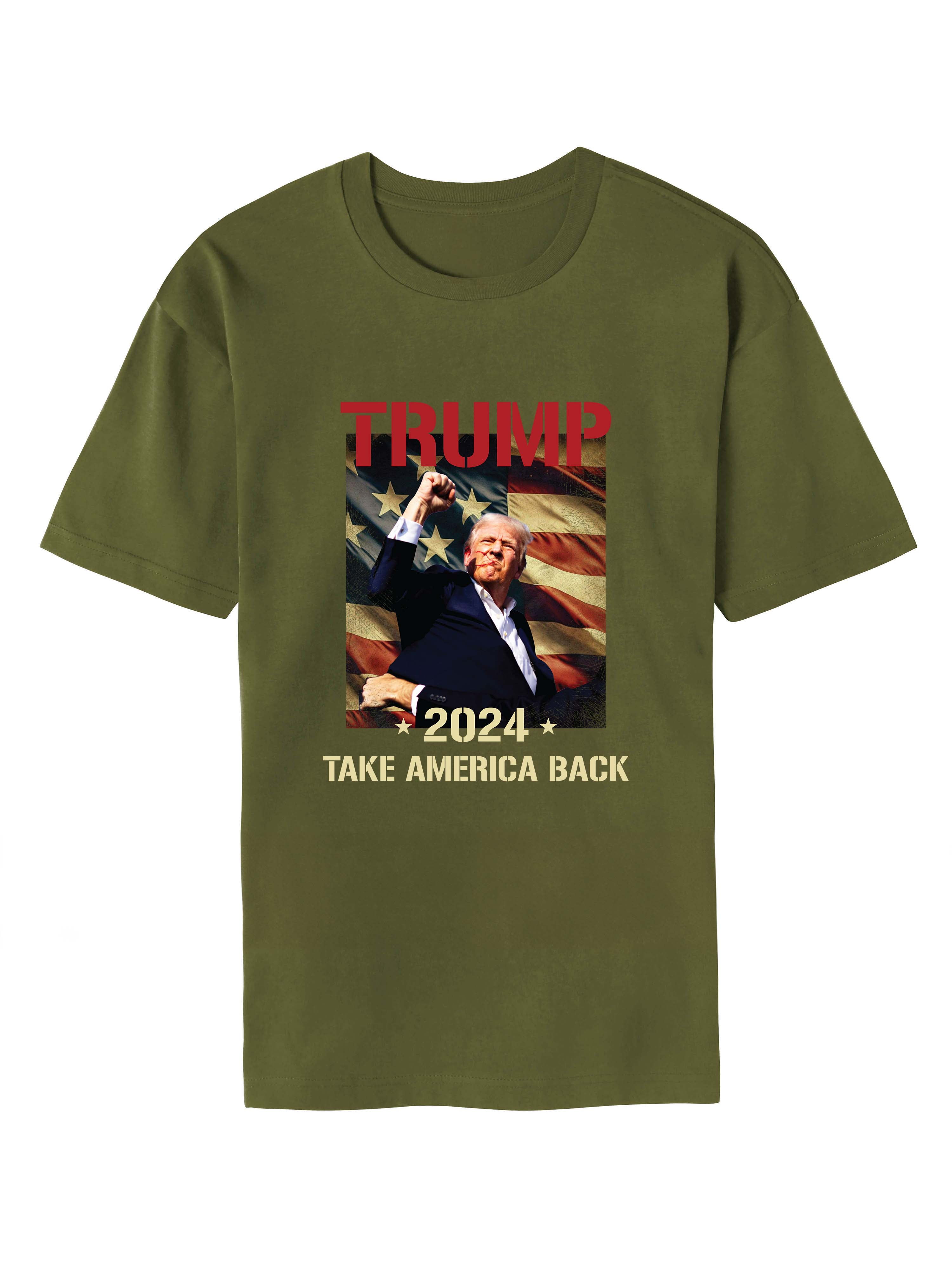 Donald Trump 2024 Take America Back T Shirt Election Rally Iconic