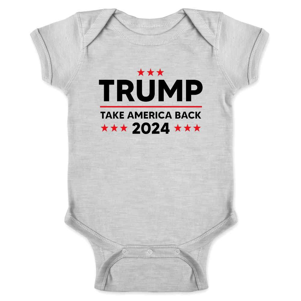 Donald Trump 2024 Take America Back MAGA Baby Bodysuit - Walmart.com