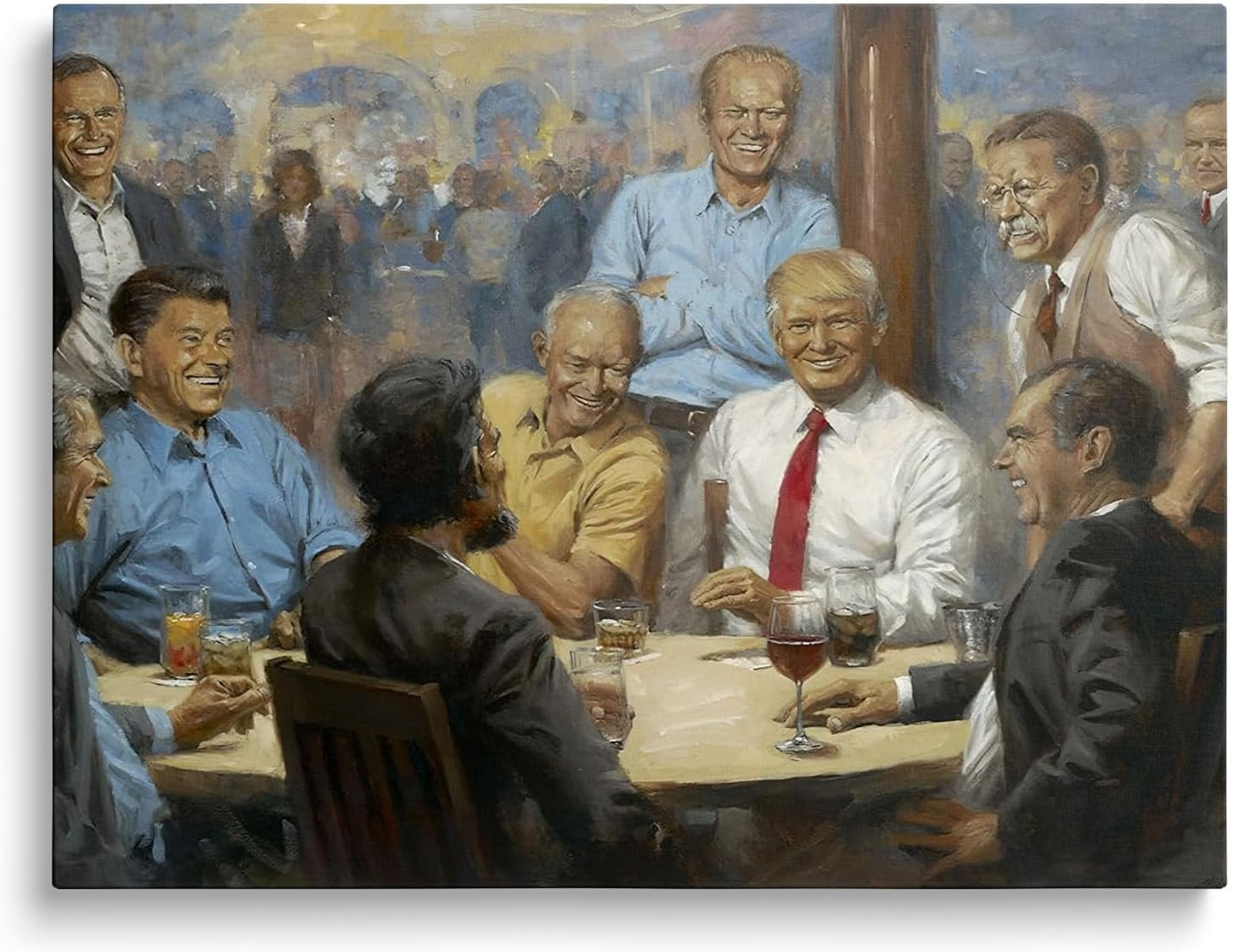 Donald Trump 2024 USA Presidential Election Canvas Wall Art Decor ...