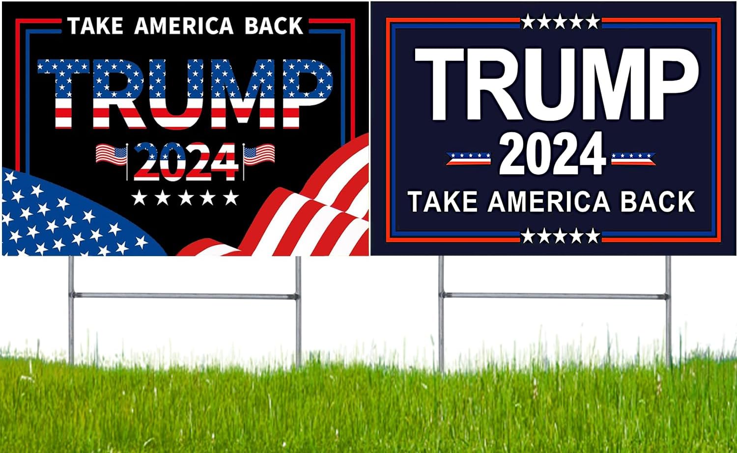 President Donald Trump Big Head Yard Sign, 19" x 14" - Walmart.com