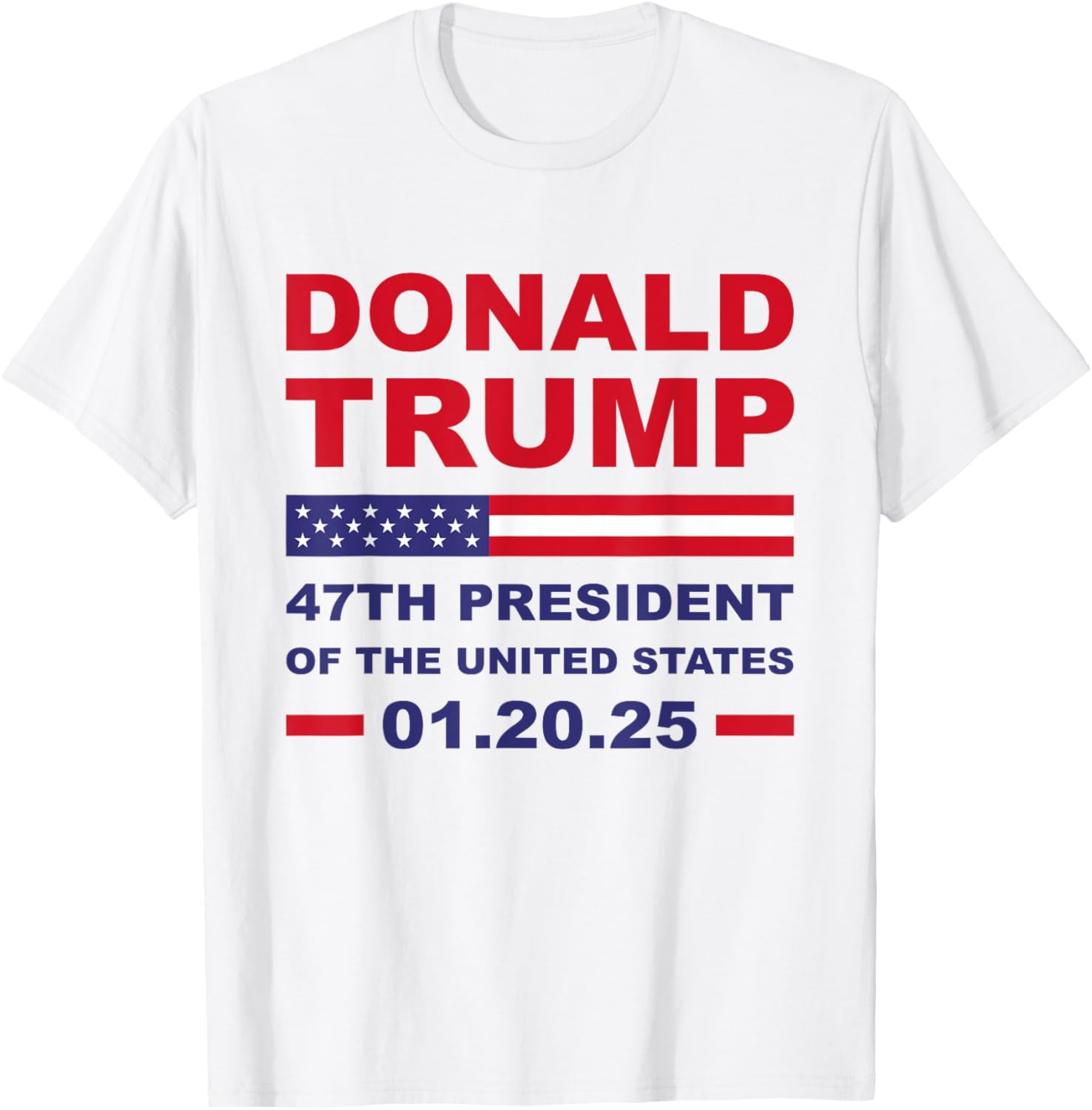 Donald Trump 47th President 2025 Inauguration USA Patriotic T-Shirt ...