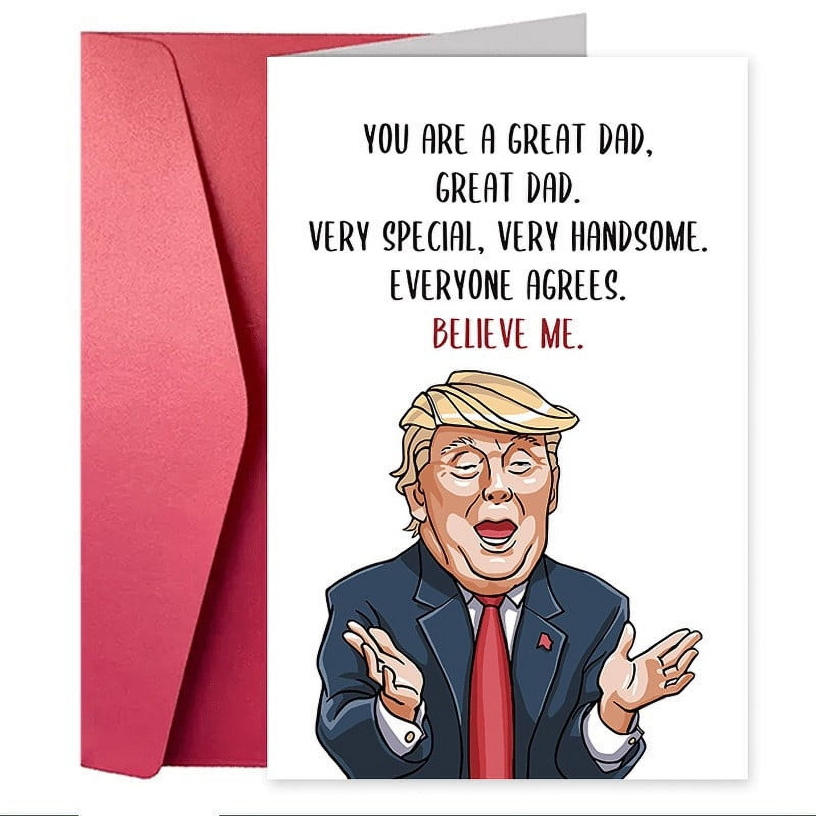 Donald Trump Birthday Card Friend And Family Birthday Blessing Card ...