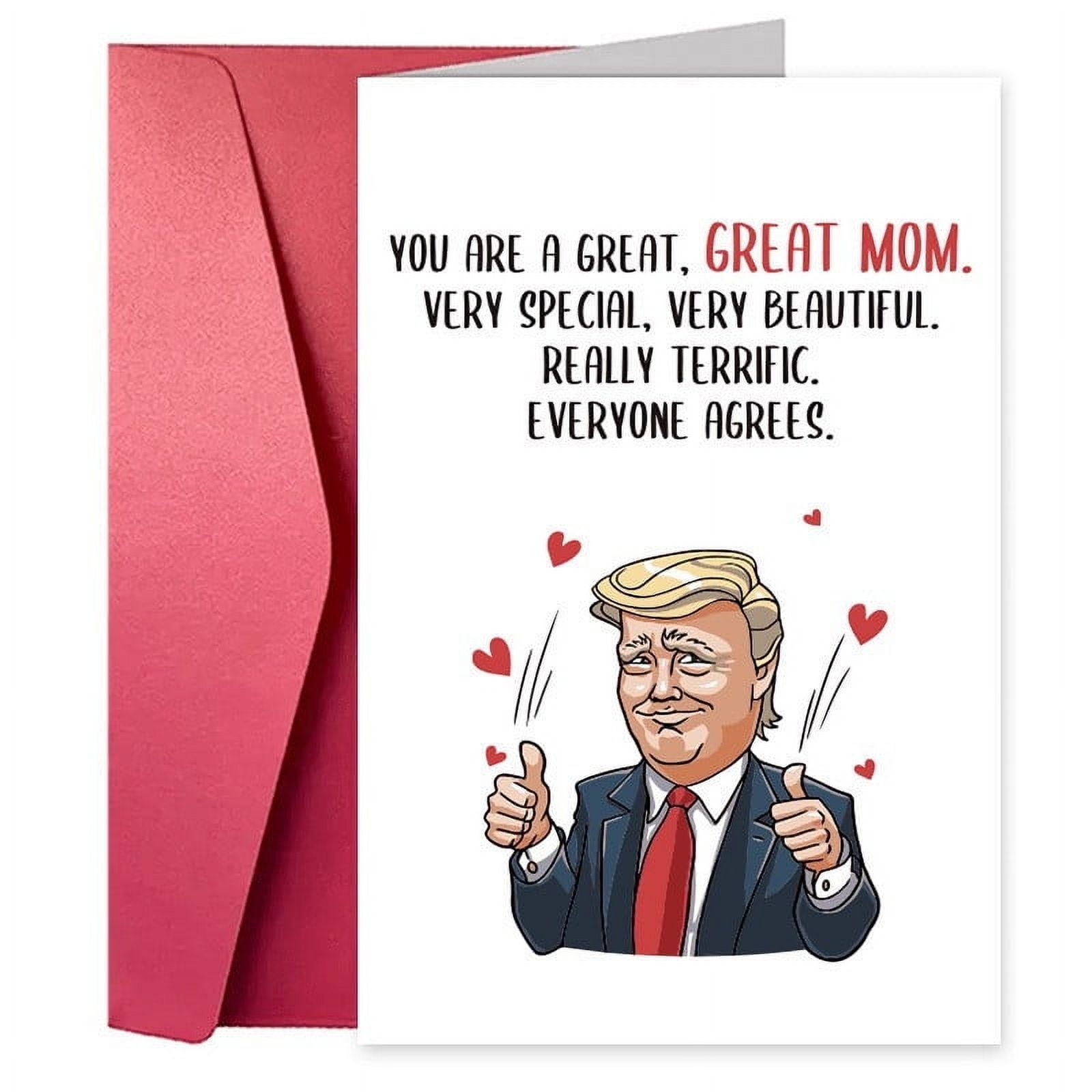 Donald Trump Birthday Card,Funny Trump Birthday Gift Idea for Men,Happy ...