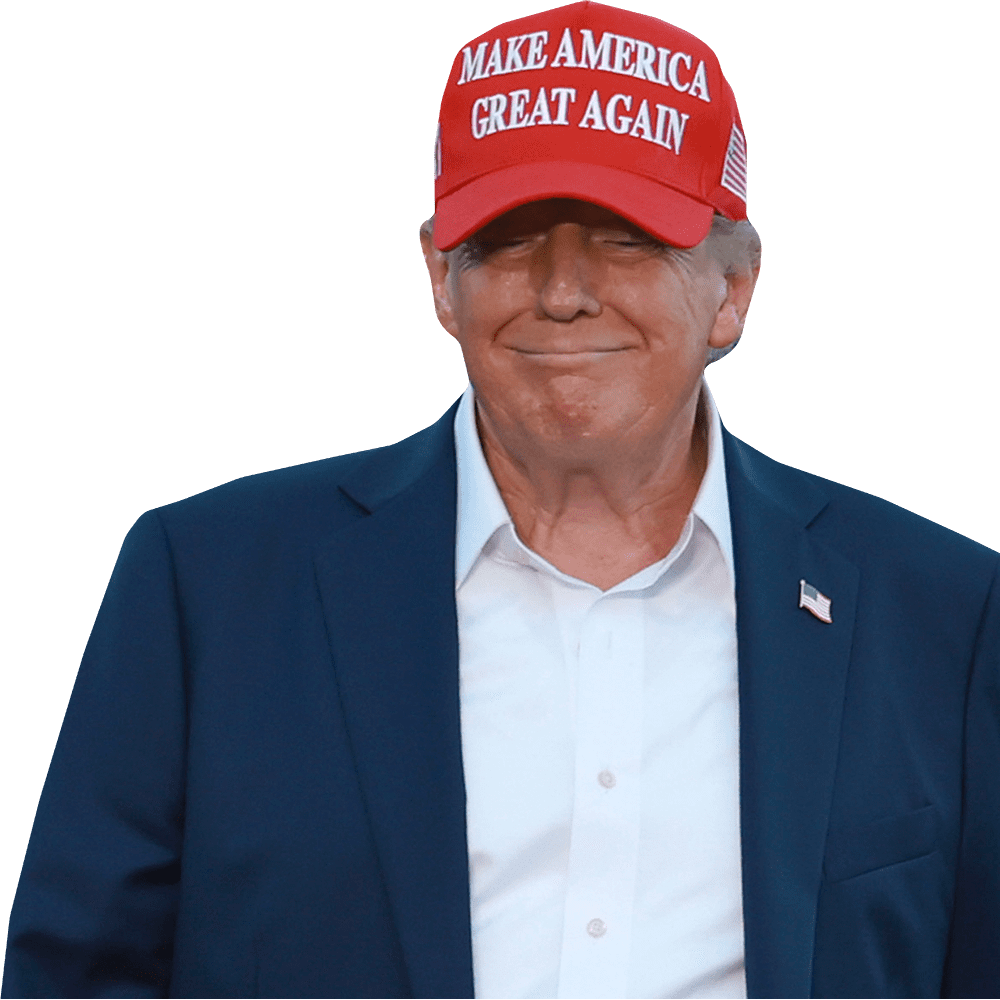 Donald Trump (Blue Suit) Half Body Buddy Cutout - Walmart.com