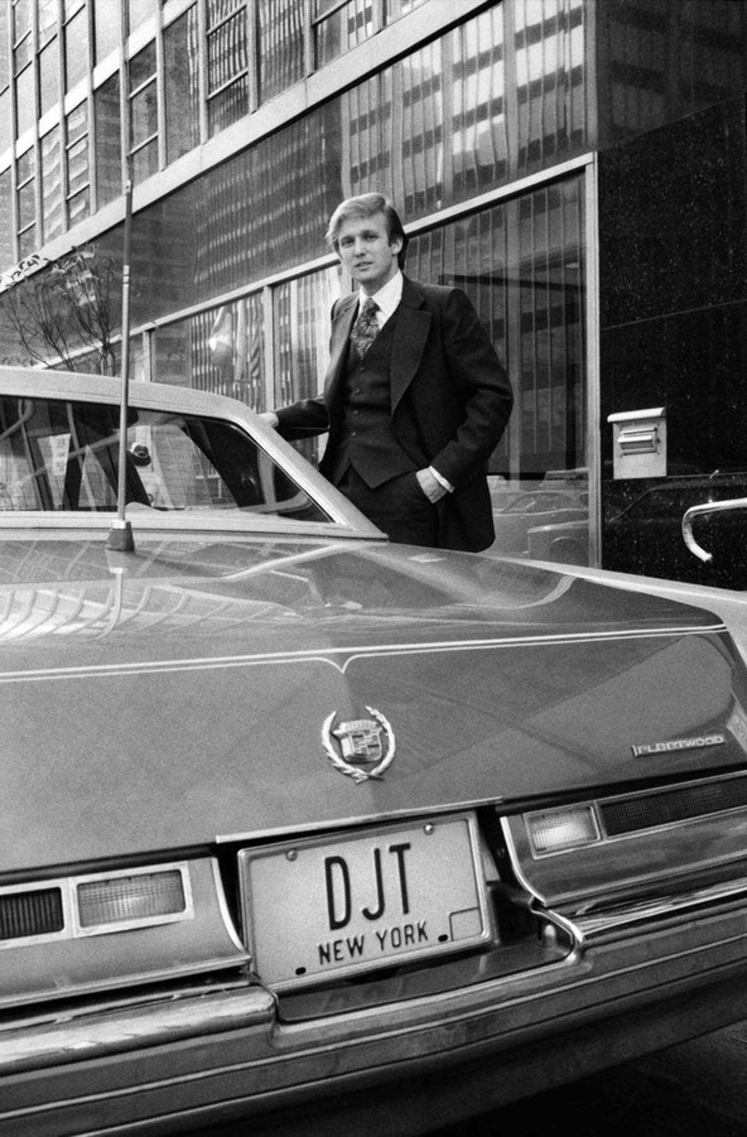 Donald Trump Cadillac 1973 Glossy Poster Picture Photo Print Banner Conversationprints - Walmart.com