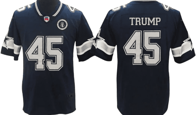 Donald Trump Dallas Number 45 Football team Jersey - Large - Walmart.com