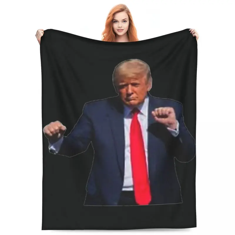 Donald Trump Dancing American President Super Warm Blanket Funny ...