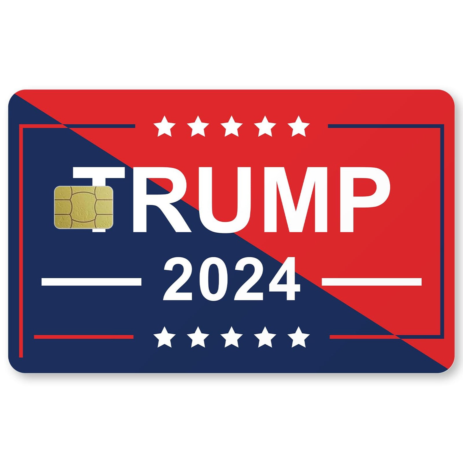 Donald Trump Debit Card Sticker For Small Chip, Funny Credit Card ...