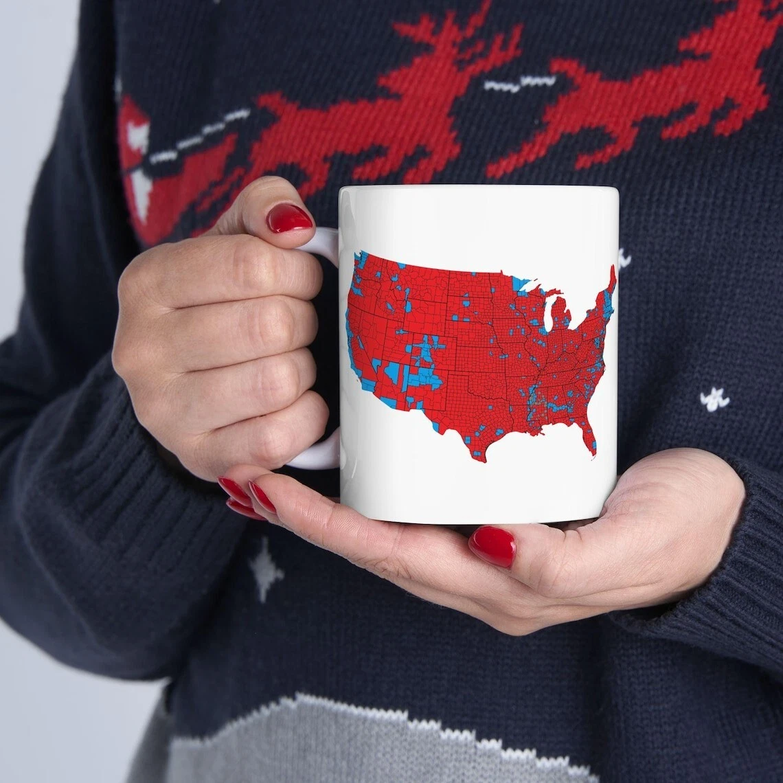 Donald Trump Election Map Winner Electoral Map Trump Is President 11Oz ...