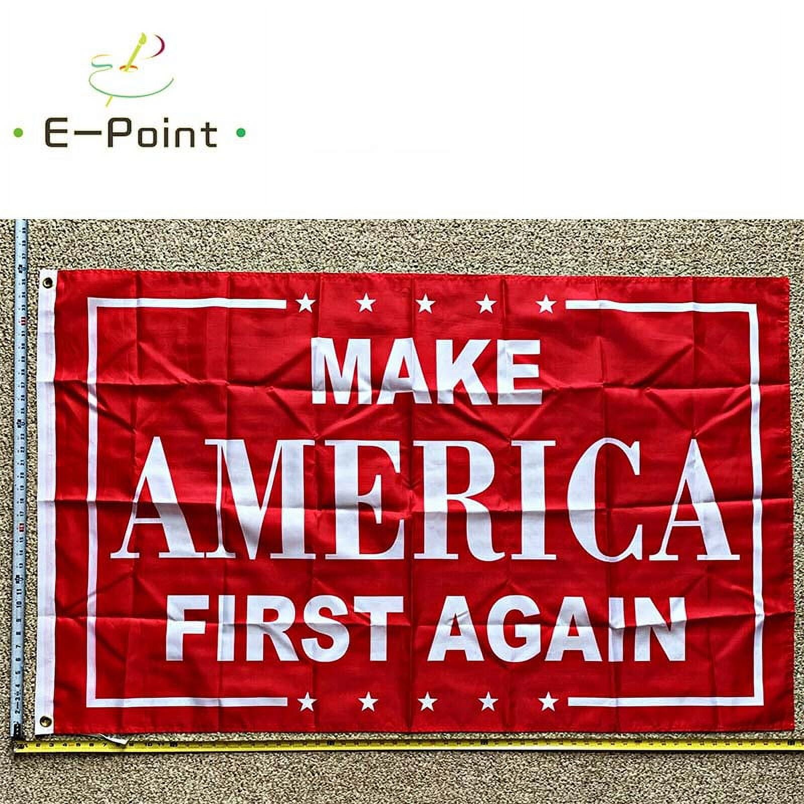 Donald Trump Flag FREE SHIPPING 2024 Don Jr Make America First Again ...