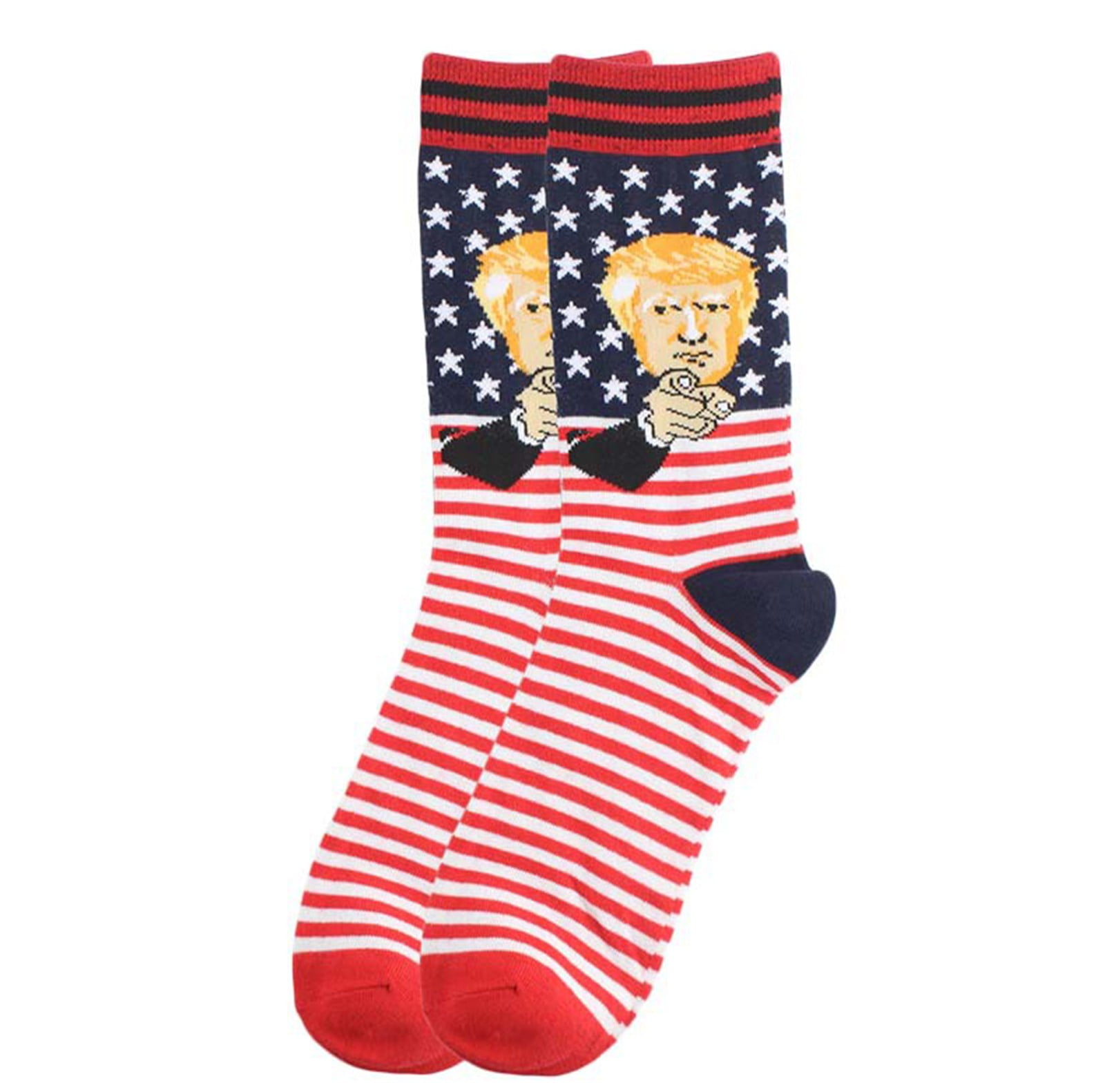 Donald Trump Funny Maga 2024 Adult Crew Socks President USA - Walmart.com